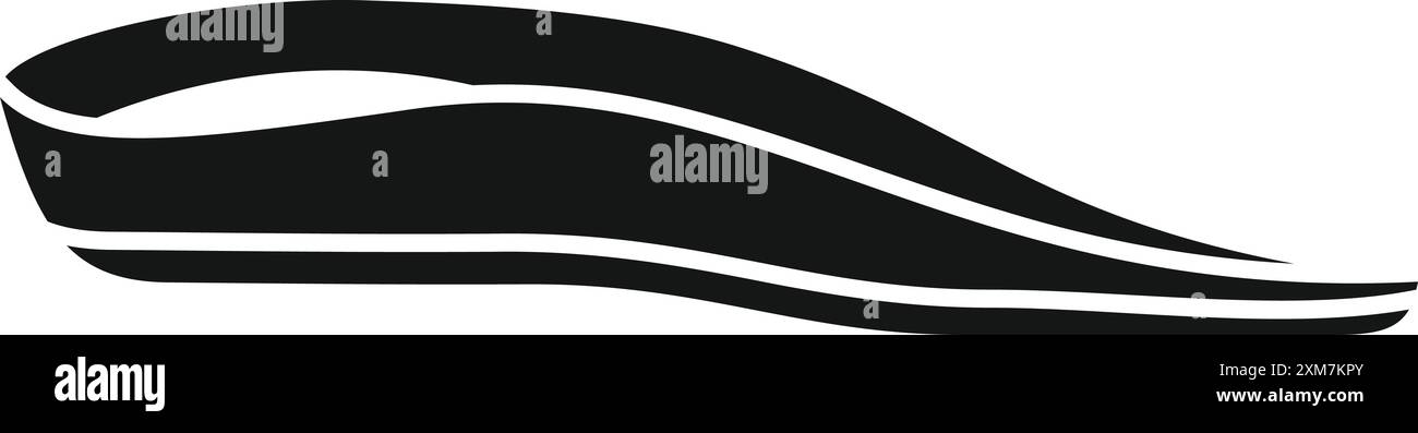 Black insole designed to provide cushioning and support, promoting ...