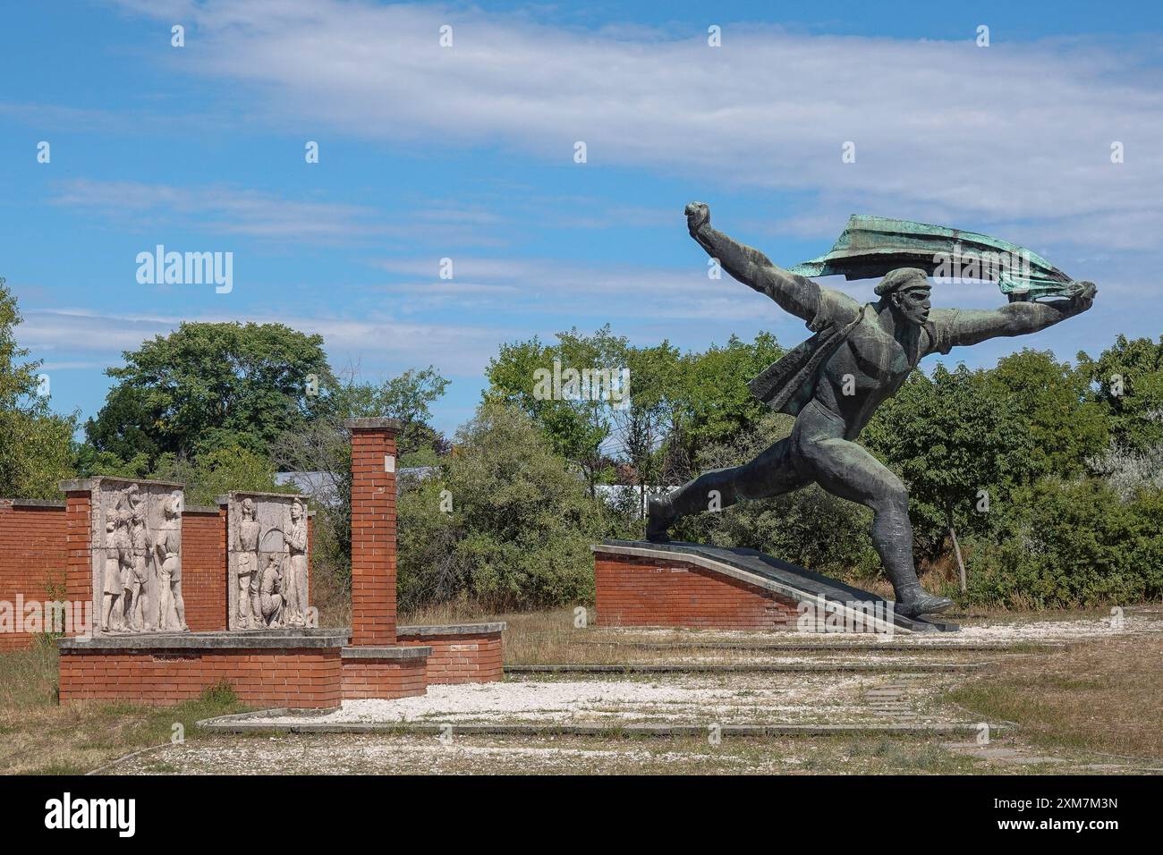 Hungary, Budapest, Republic of Councils Monument in Memento Park ...