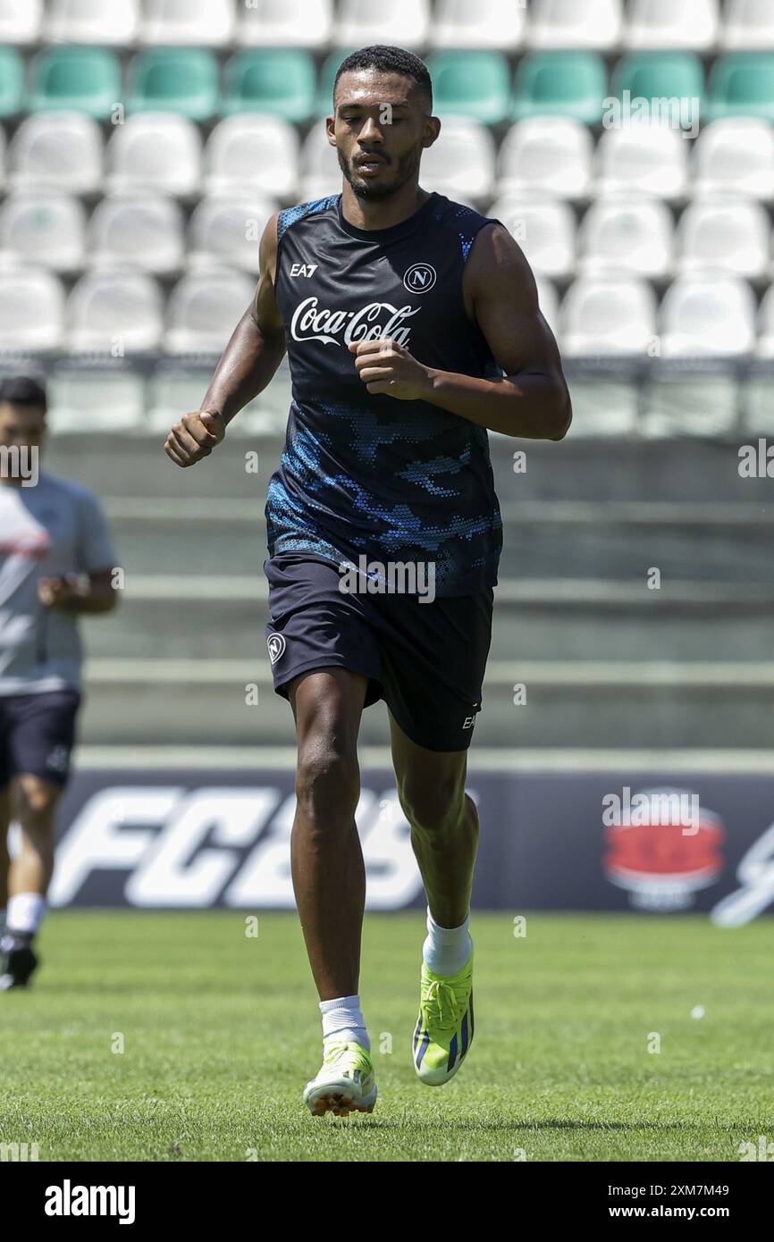 Napoli's Brazilian defender Juan Jesus during SSC Napoli's 2024-25 ...