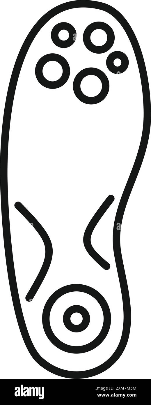 Orthopedic insole designed to provide support and cushioning for the ...