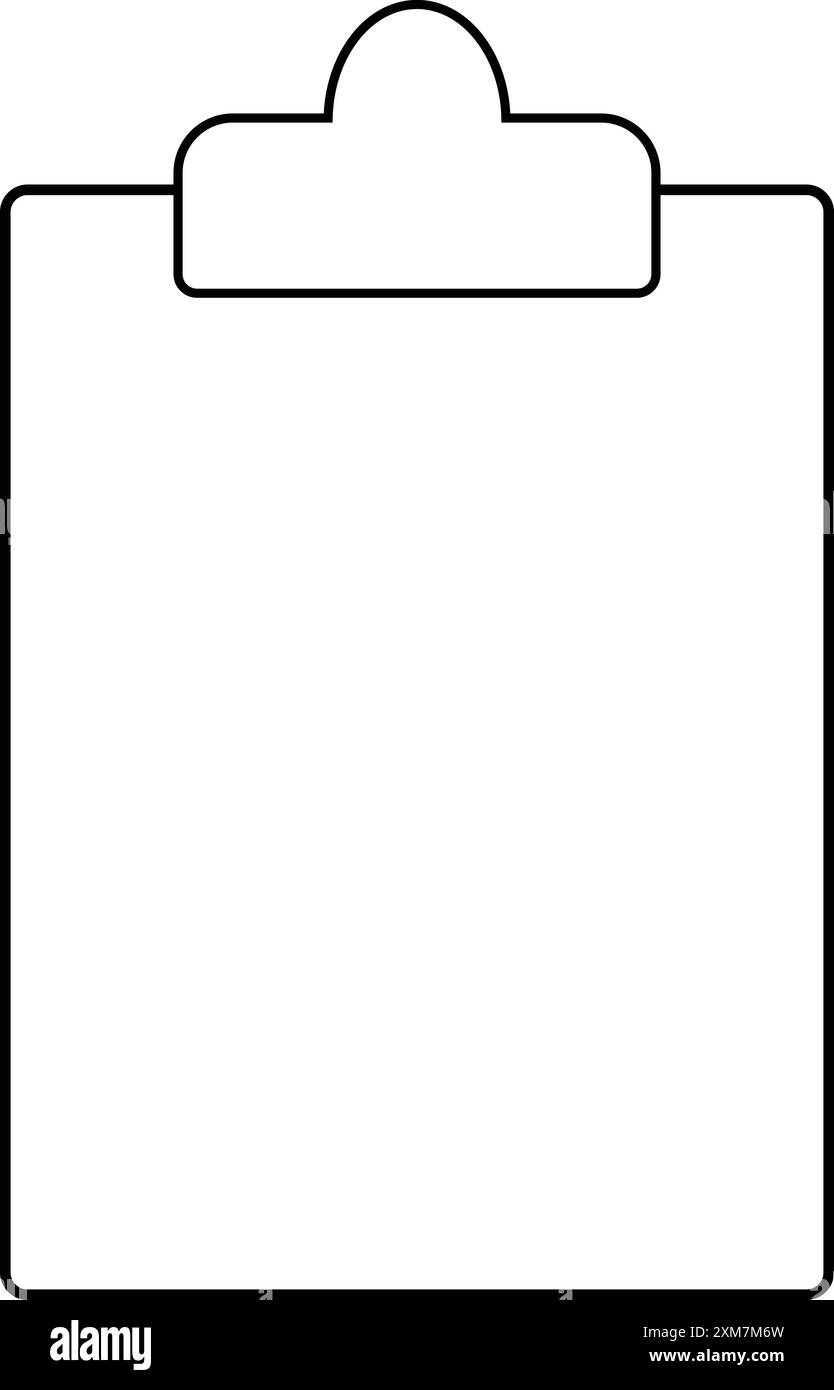 Clipboard outline icon, note book icon, Black Clipboard, notepad board ...