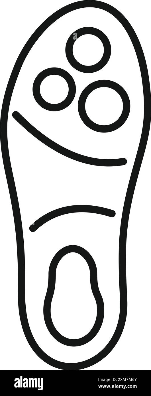 Orthopedic insole designed to provide cushioning and support to the ...