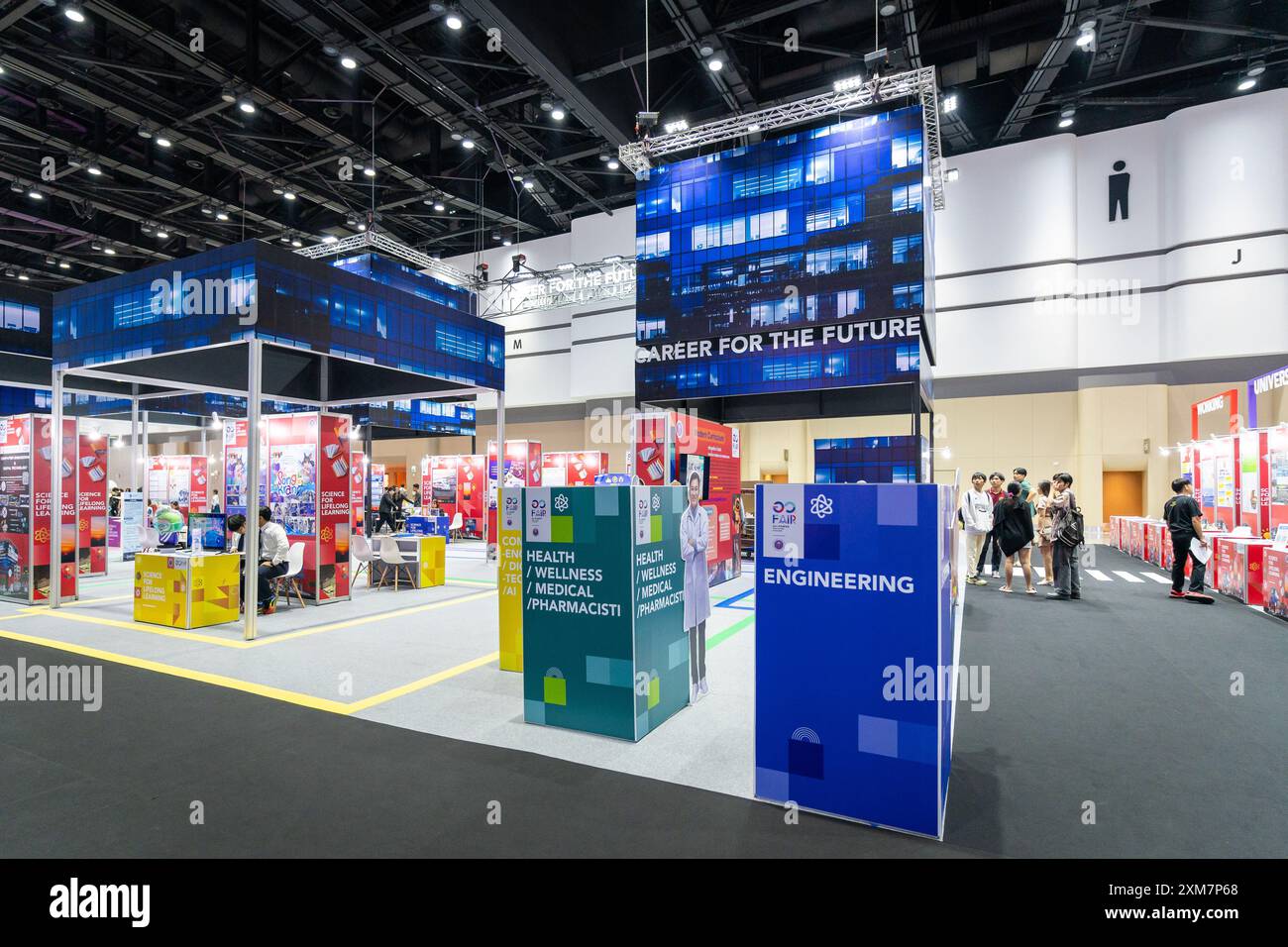 A large view of the Career for the Future booth, at The Fair Sci-Power ...