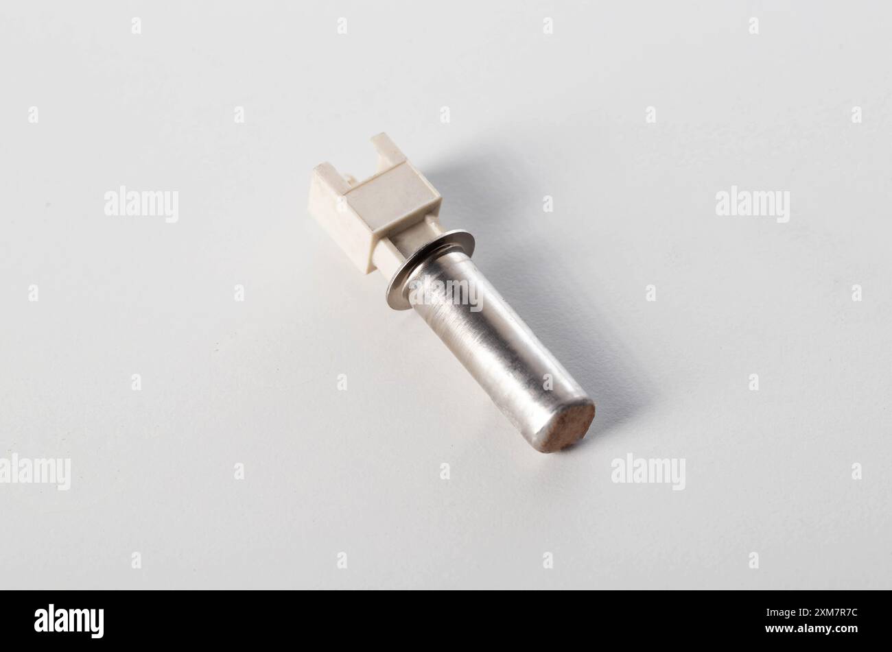 Electric temperature sensor for heating water in a washing machine on a ...