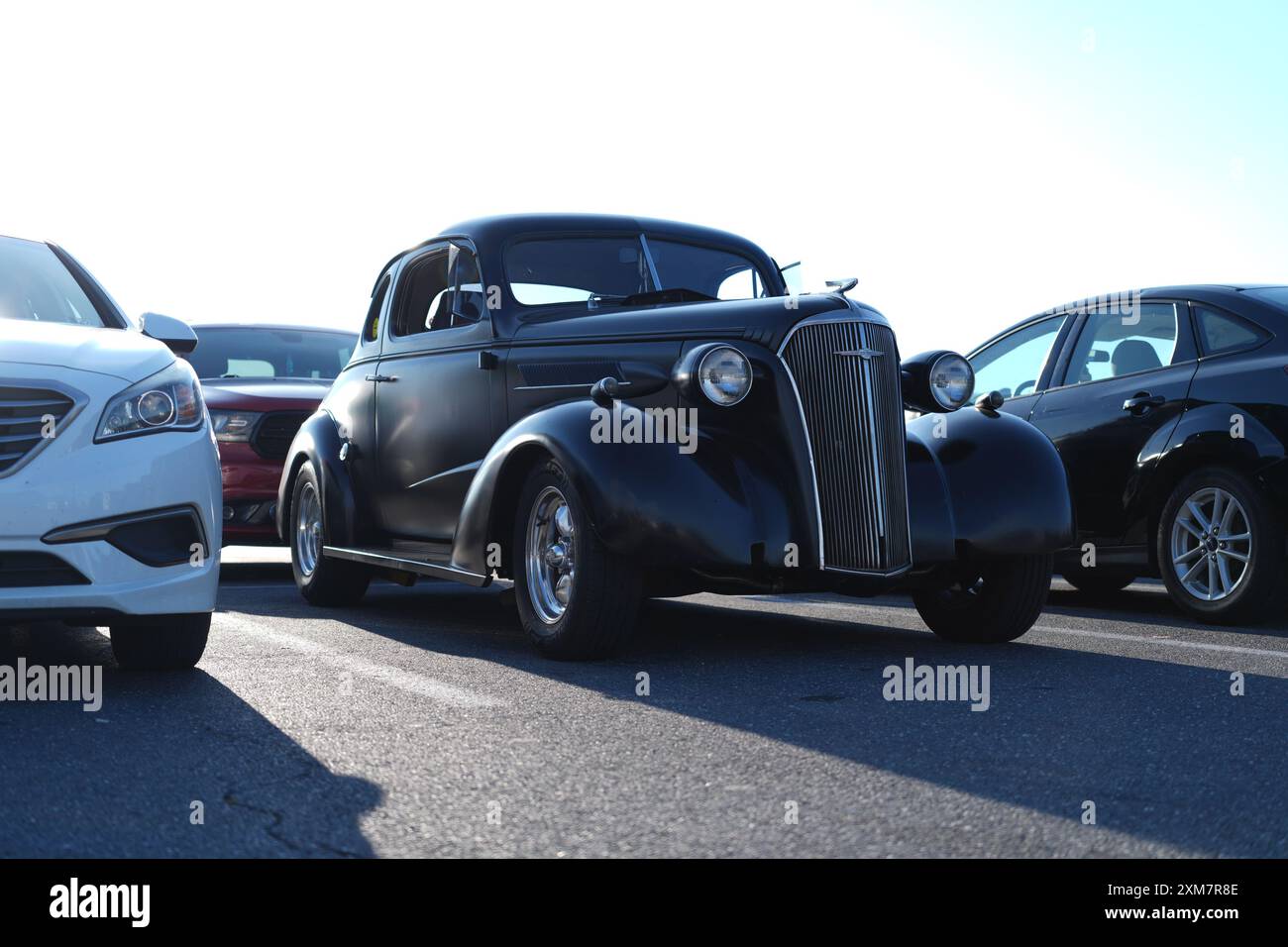 Old classic 1930's Chevrolet Master coupe in black Stock Photo - Alamy