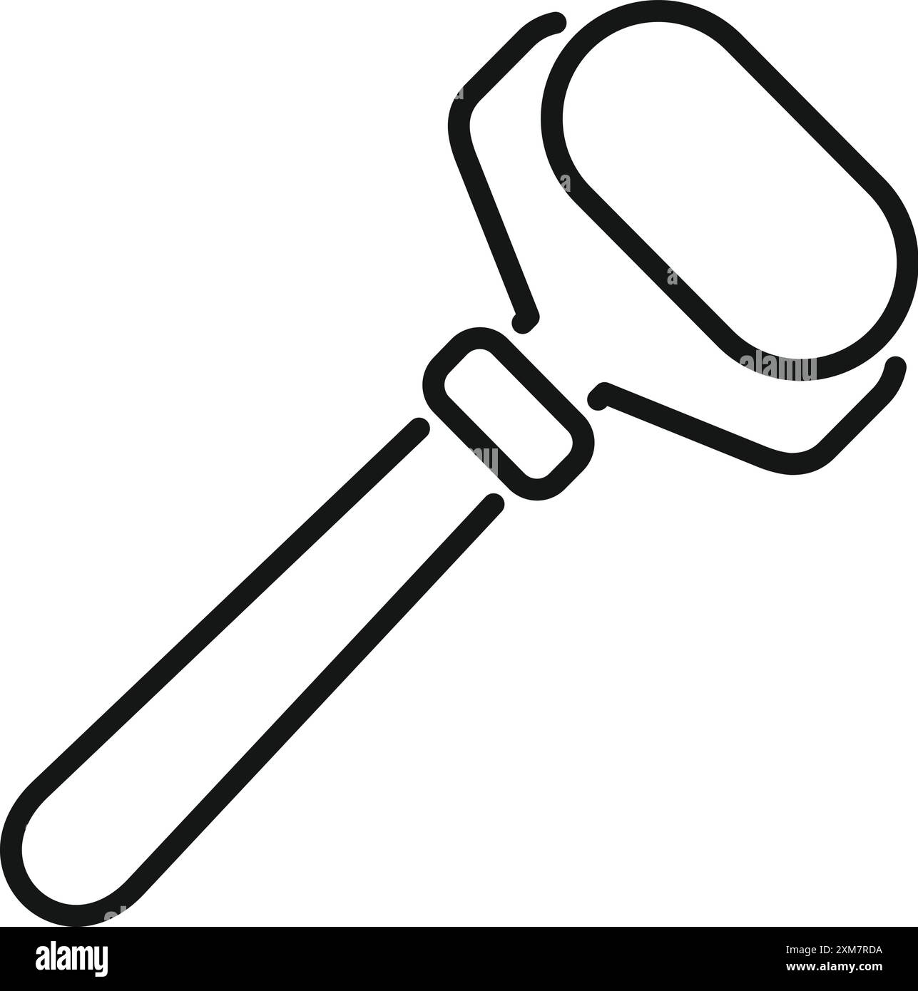 Simple line drawing of a manual shaving razor for removing body hair ...