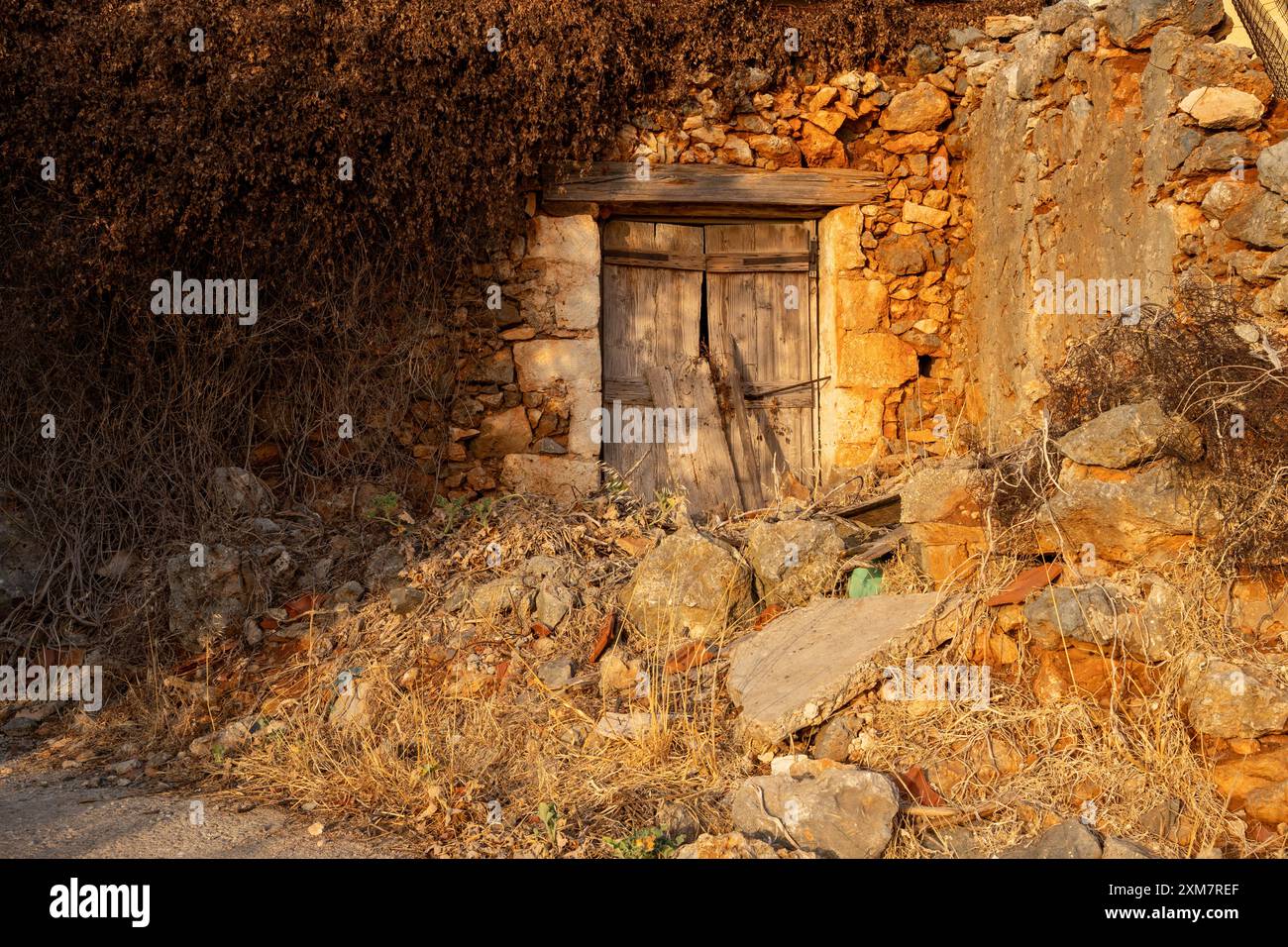 Old town in Crete, old doors Stock Photo - Alamy