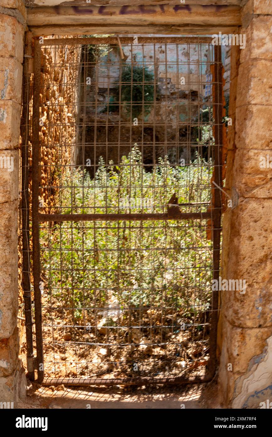 Old town in Crete, old doors Stock Photo - Alamy