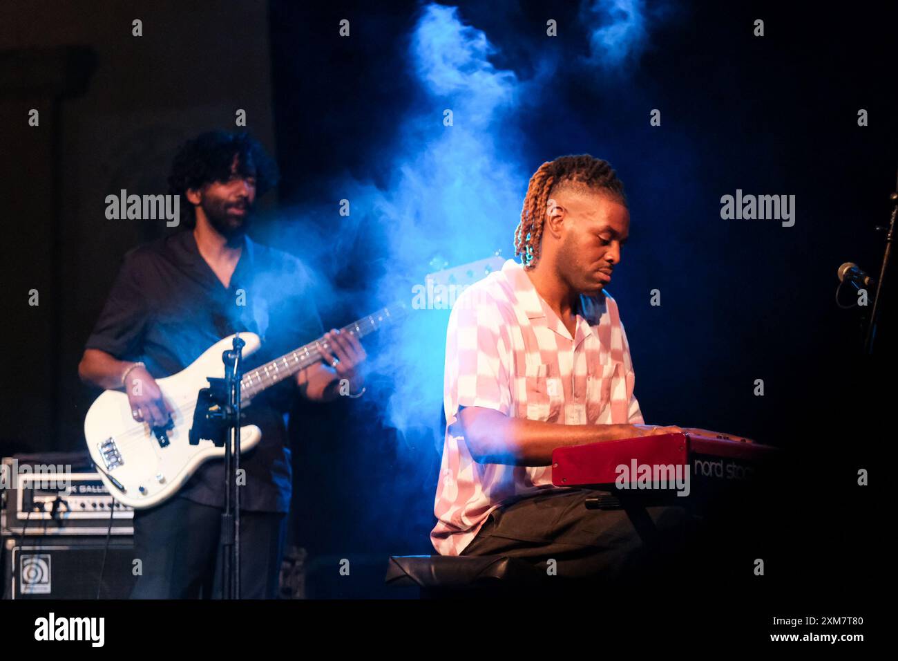 English jazz musician, Ashley Henry performs live on stage during the Termoli Jazz 2024 in ...