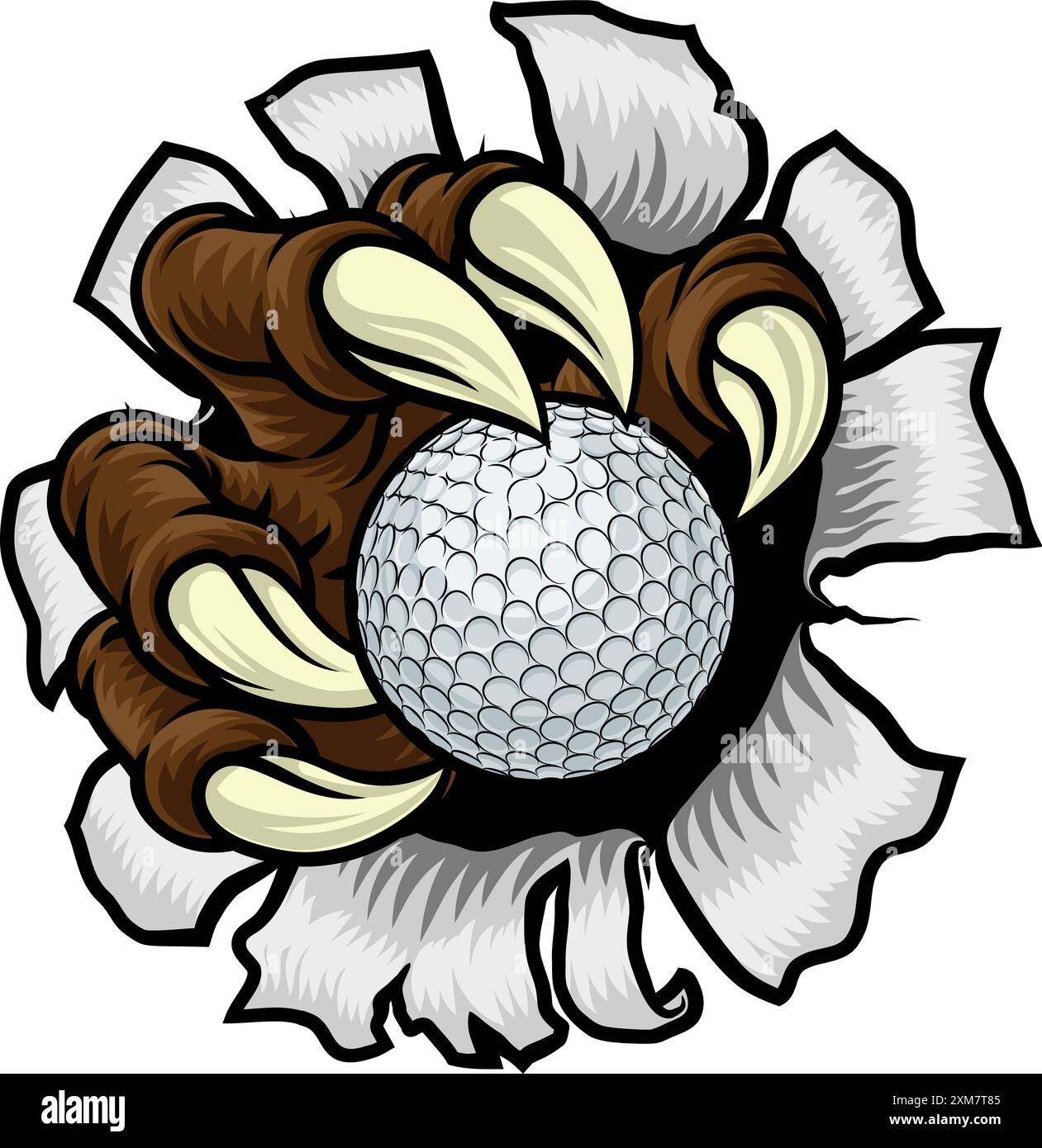 Golf cartoon hole hi-res stock photography and images - Alamy
