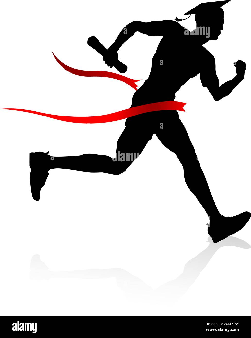 Students sprint Cut Out Stock Images & Pictures - Alamy