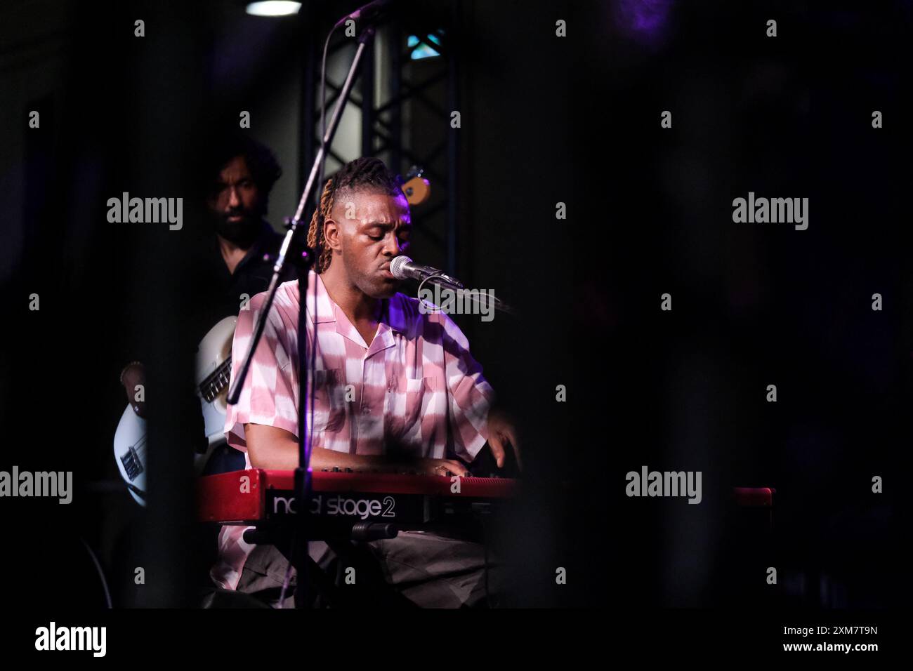 English jazz musician, Ashley Henry performs live on stage during the Termoli Jazz 2024 in ...