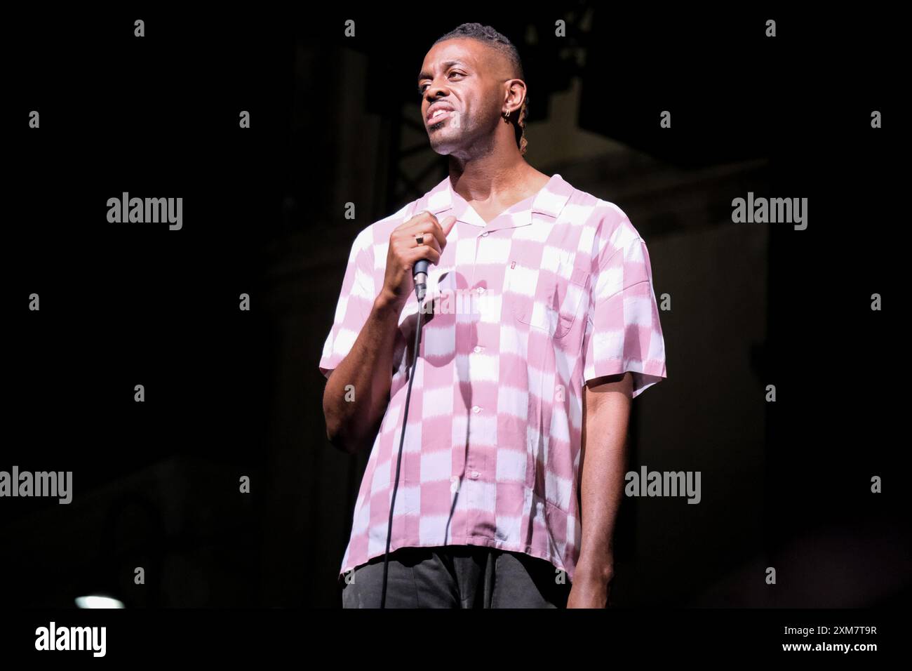 English jazz musician, Ashley Henry performs live on stage during the Termoli Jazz 2024 in ...