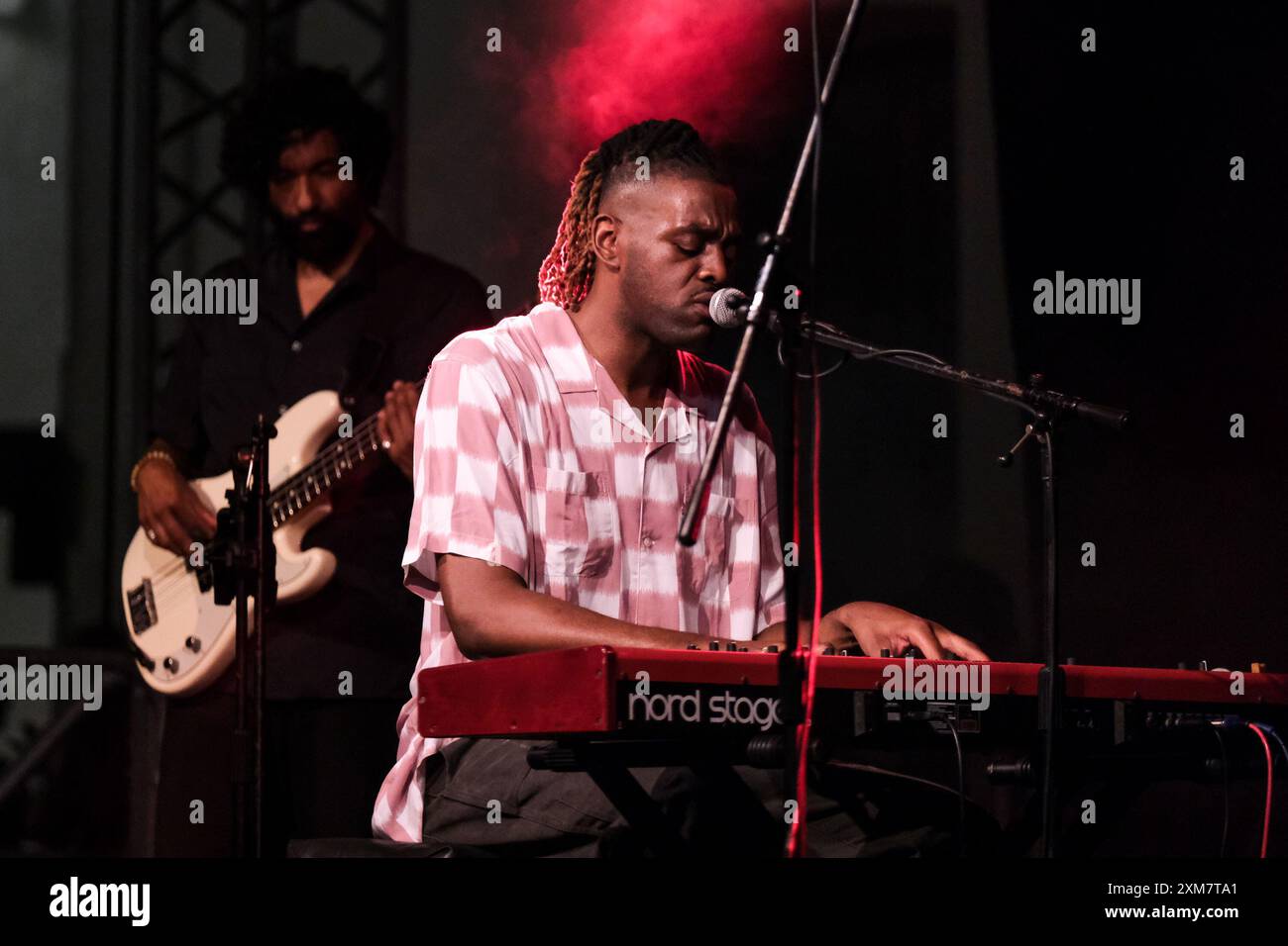 English jazz musician, Ashley Henry performs live on stage during the Termoli Jazz 2024 in ...