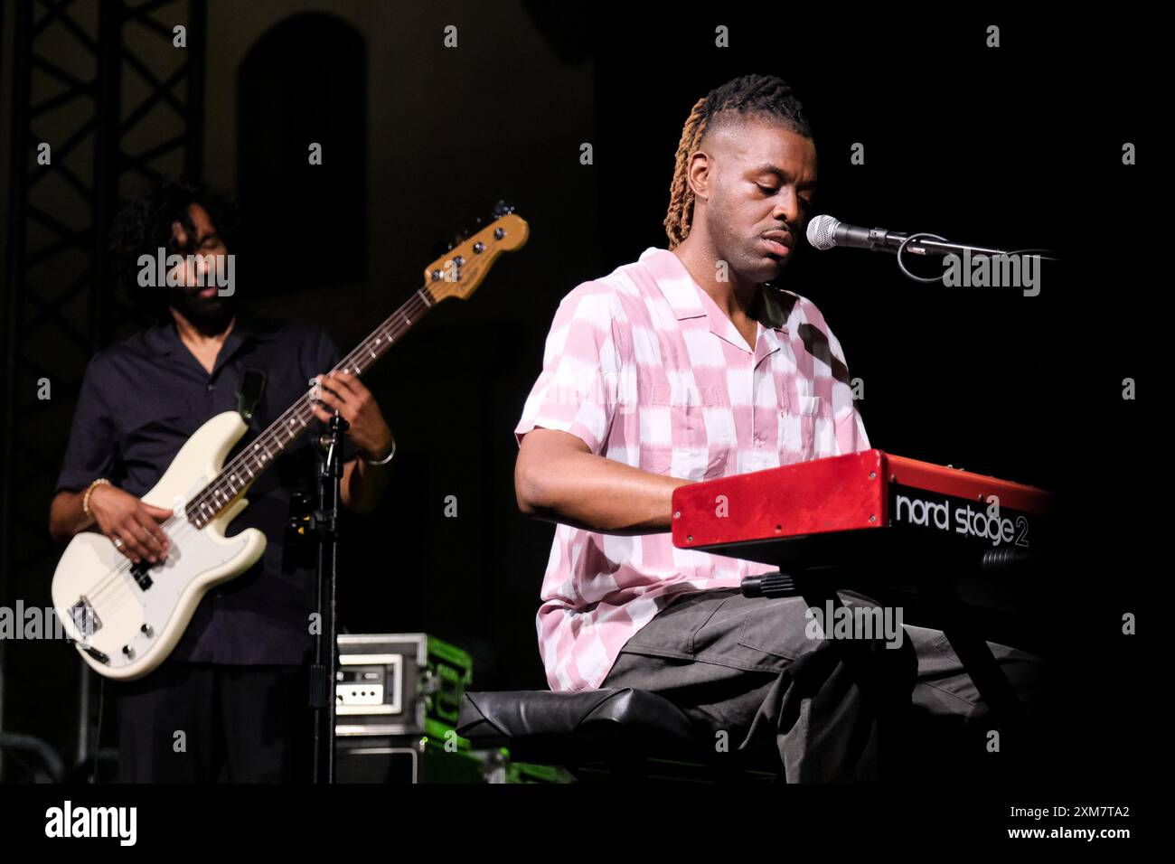 English jazz musician, Ashley Henry performs live on stage during the Termoli Jazz 2024 in ...