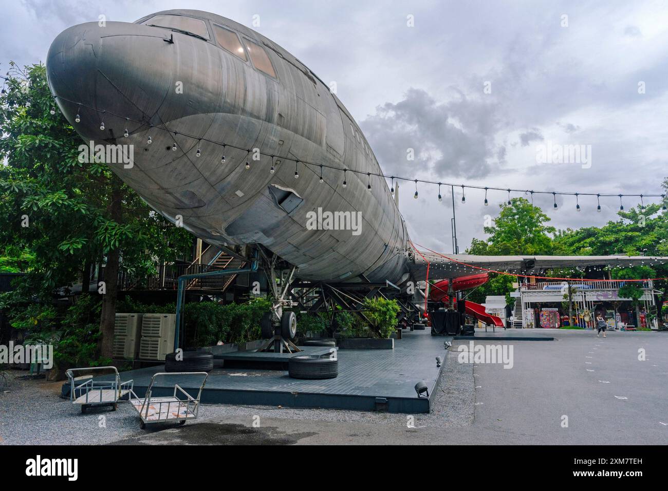 ChangChui Plane Market in Thonburi/Bangkok Stock Photo - Alamy