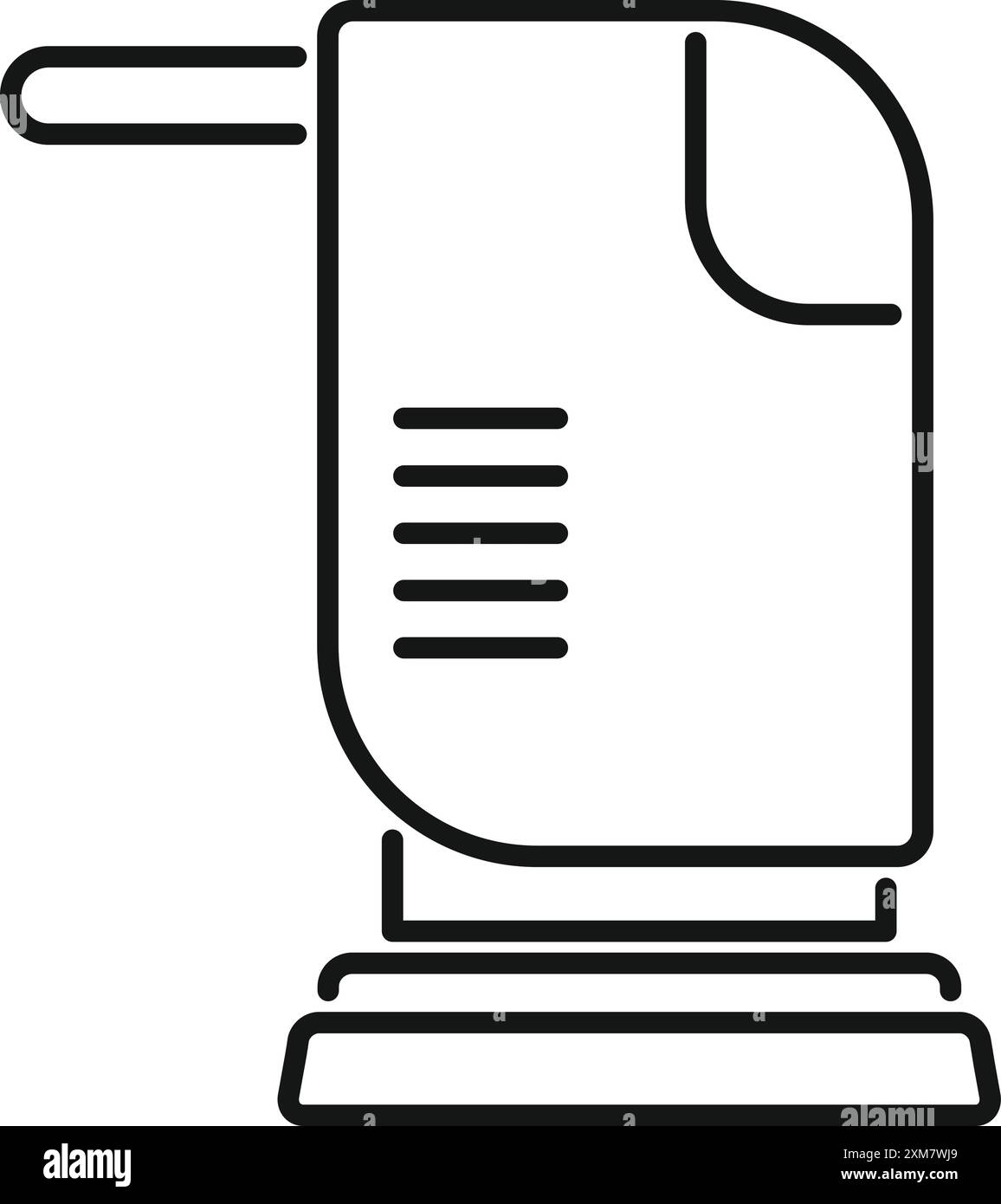 Professional cleaning equipment icon showing a floor polisher for ...