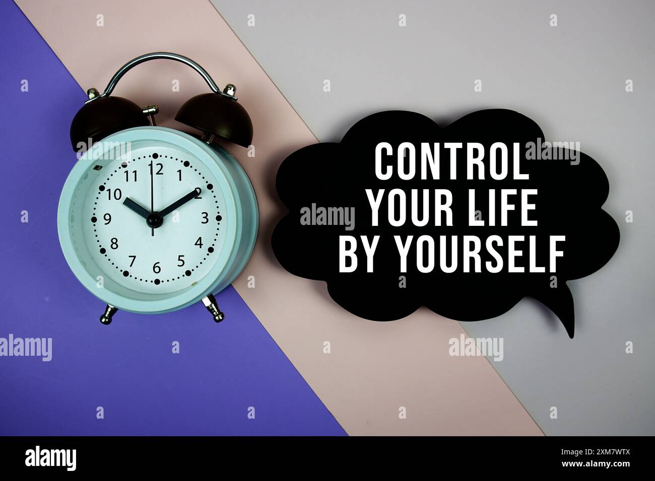 Control your life by yourself text motivational and inspiration quote ...