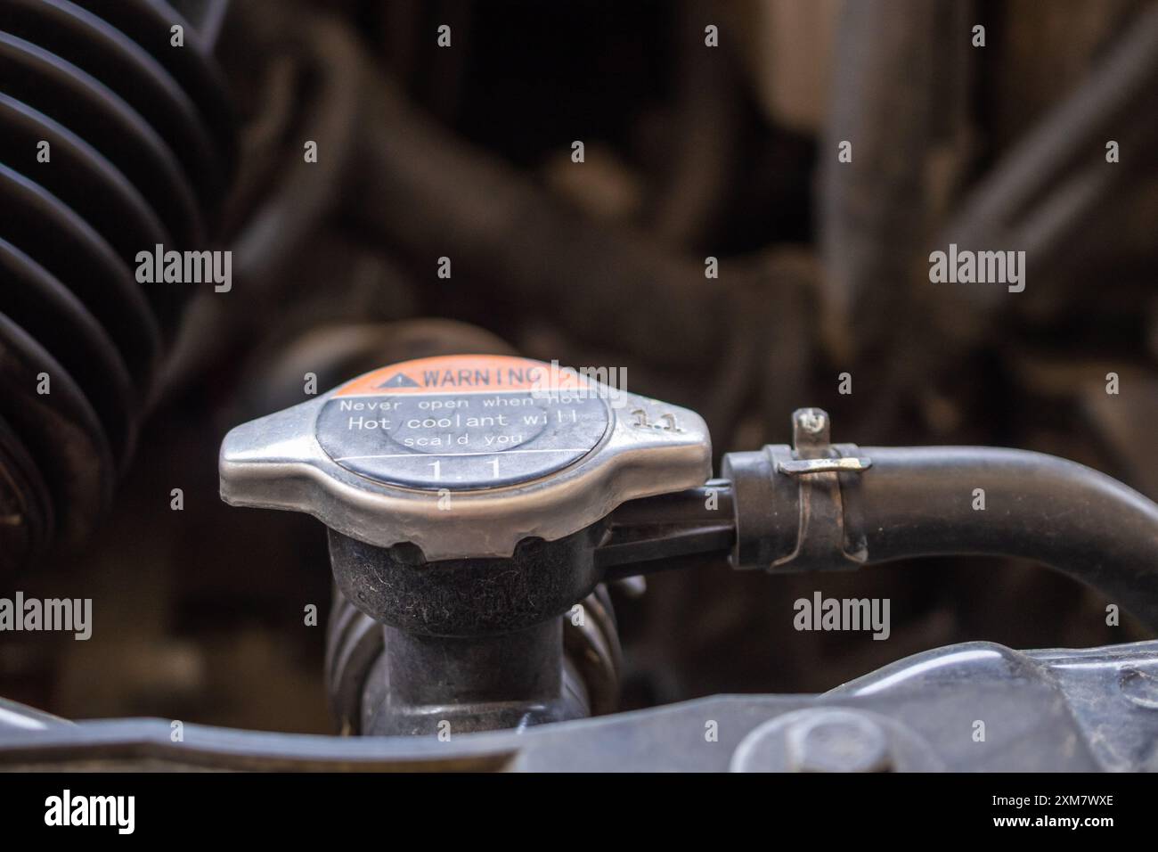 car coolant system close up Stock Photo - Alamy
