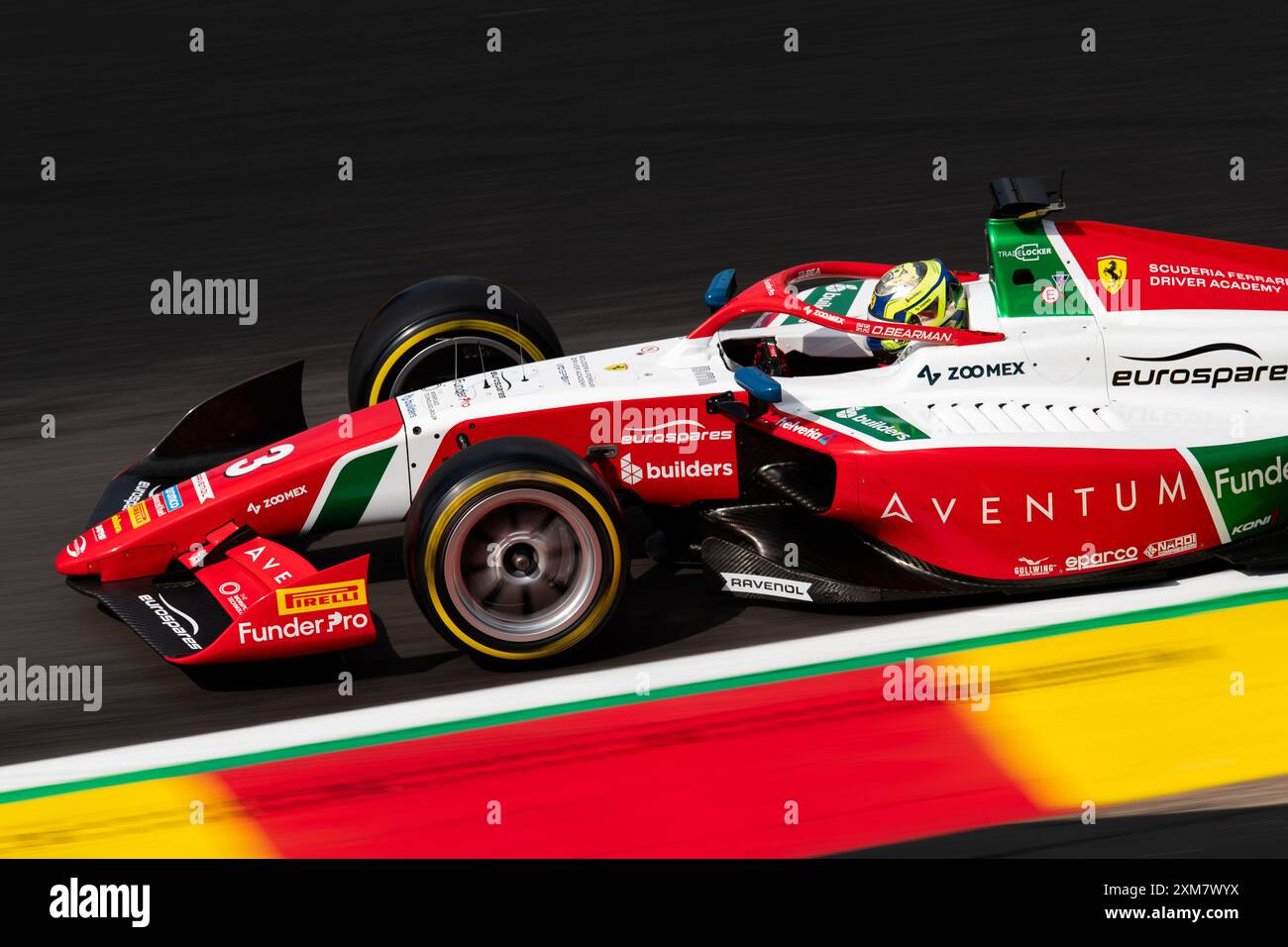 03 BEARMAN Oliver (gbr), Prema Racing, Dallara F2 2024, action during ...