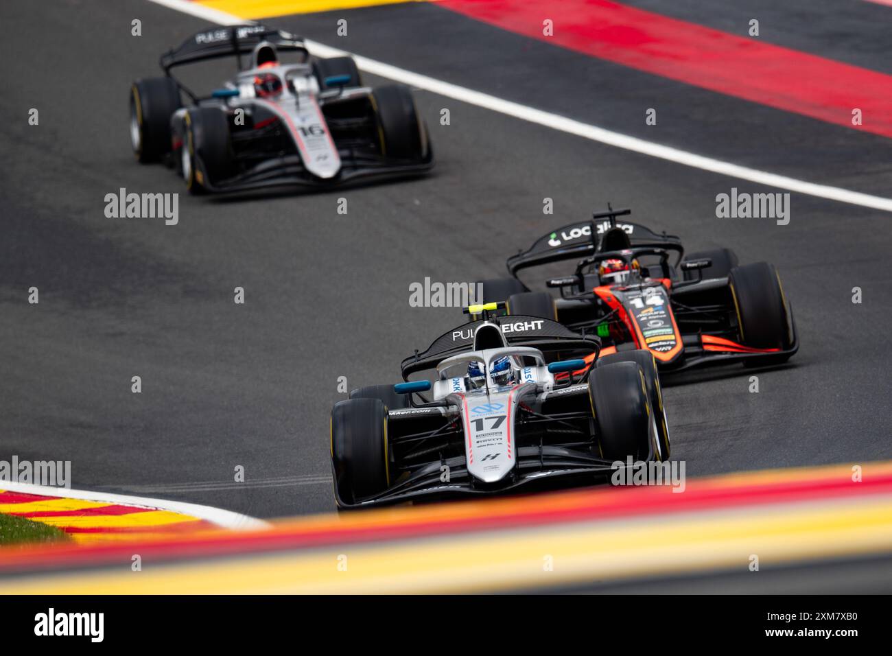 17 ARON Paul (est), Hitech Pulse-Eigt, Dallara F2 2024, action during ...