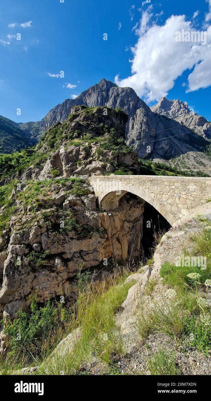 Ubaye chatelet bridge hi-res stock photography and images - Alamy