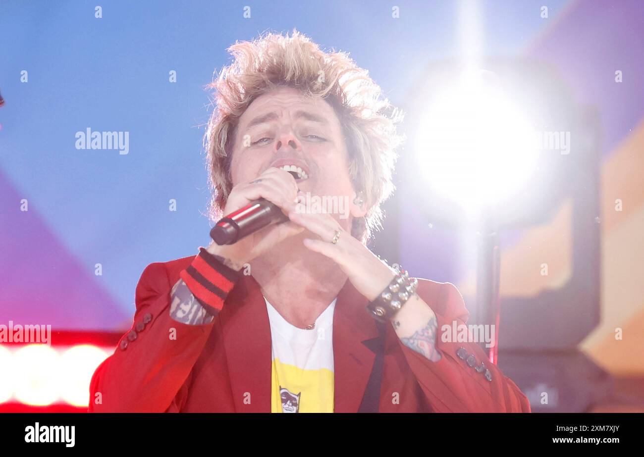 New York, United States. 26th July, 2024. Billie Joe Armstrong and ...