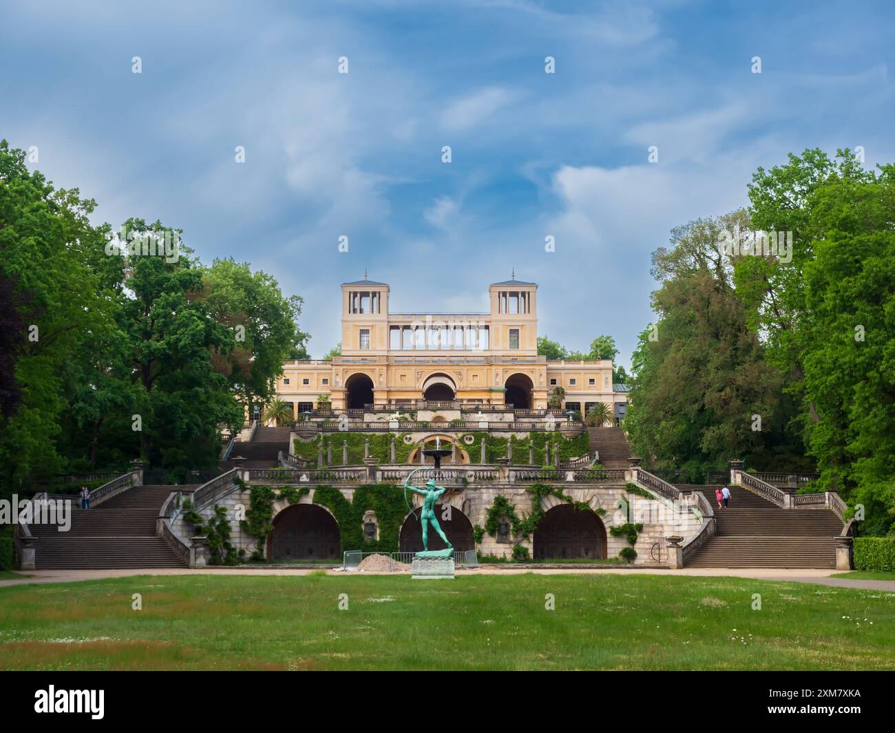 Potsdam, Brandenburg, Germany - May 2022: Monument of 'Apollo the ...