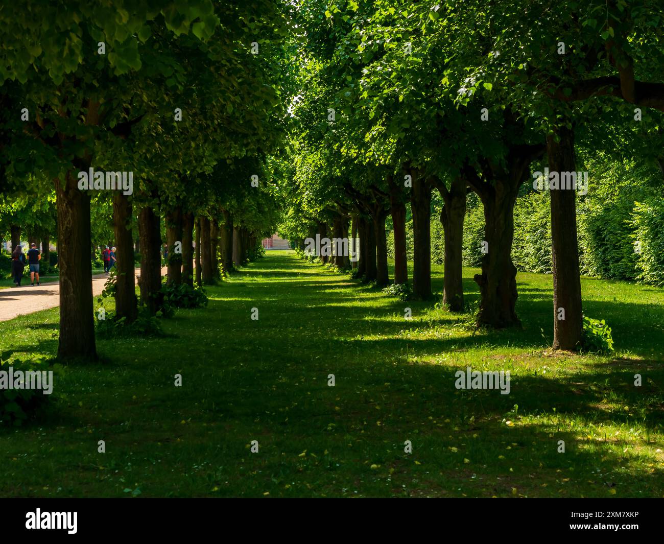 Berlin, Germany - May, 2022: Gardens of Charlottenburg Palace. The ...