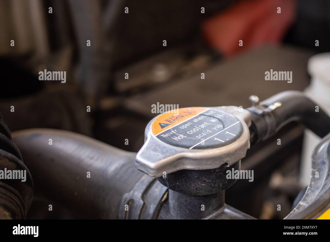 car coolant system close up Stock Photo - Alamy