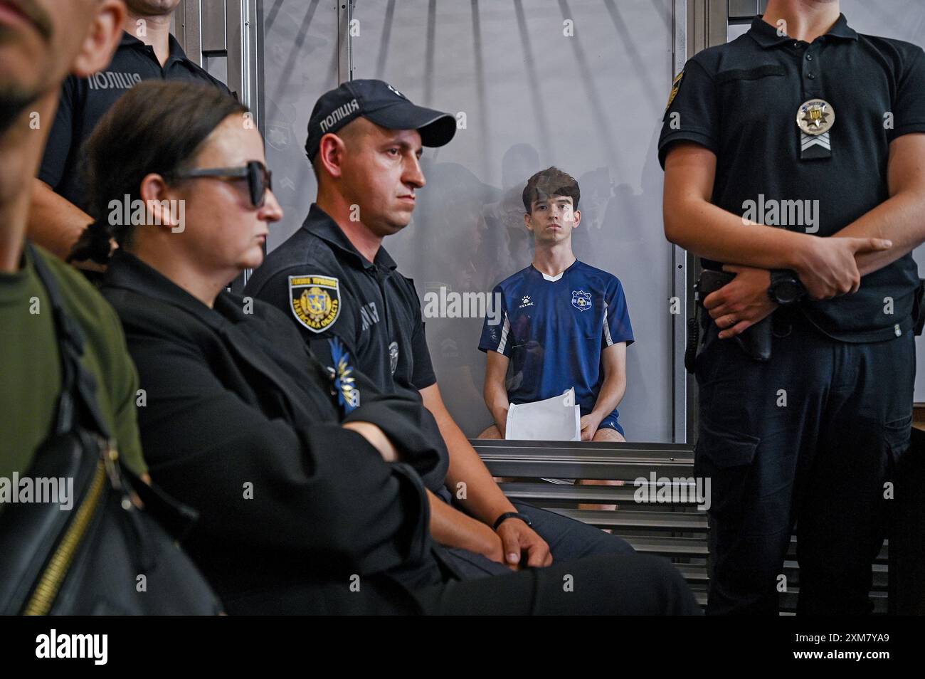 LVIV, UKRAINE - JULY 26, 2024 - Iryna Farion's daughter Sofiia ...