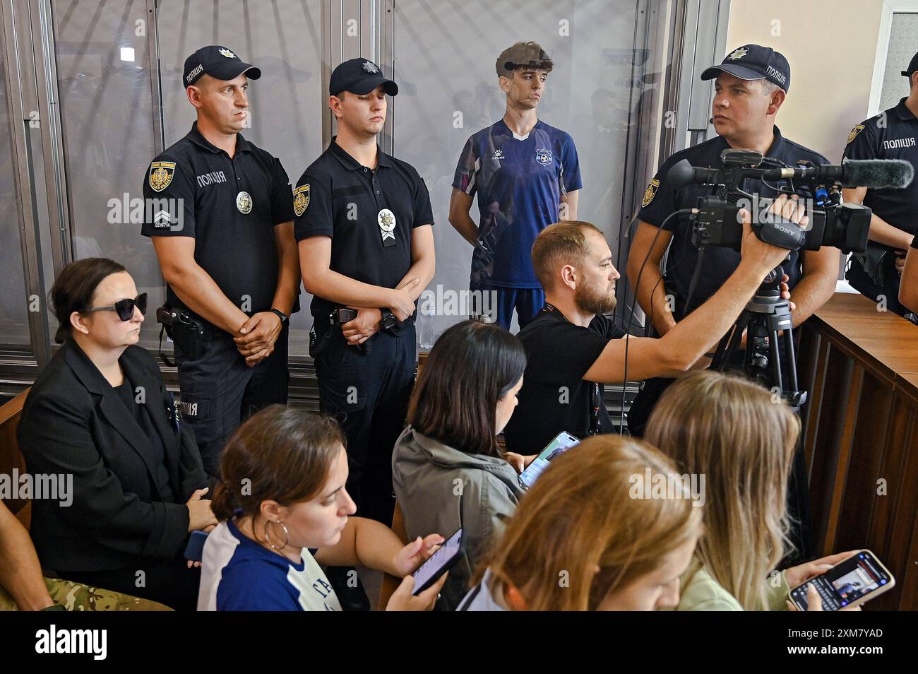 LVIV, UKRAINE - JULY 26, 2024 - Iryna Farion's daughter Sofiia ...