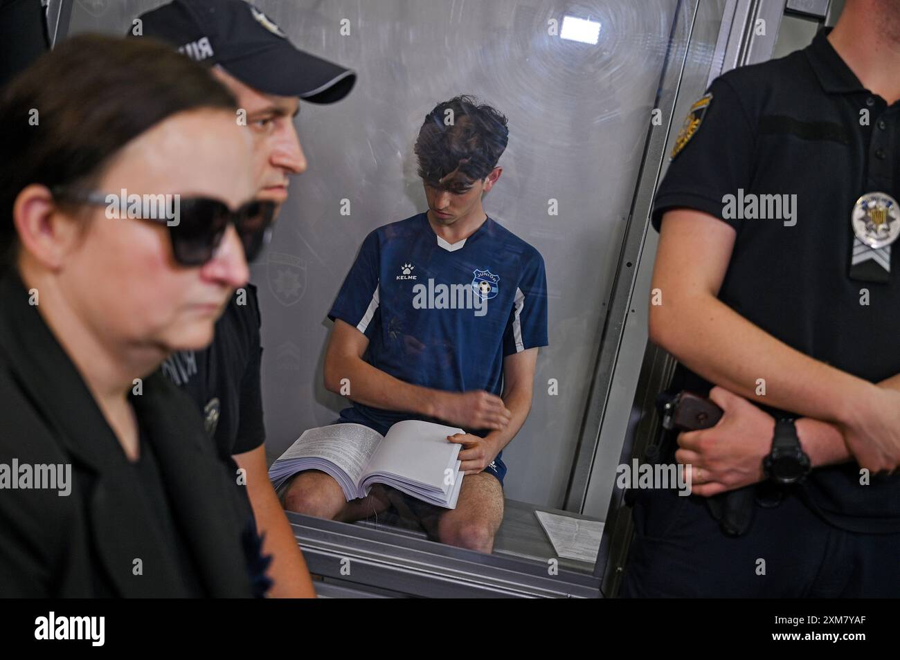LVIV, UKRAINE - JULY 26, 2024 - Iryna Farion's daughter Sofiia ...