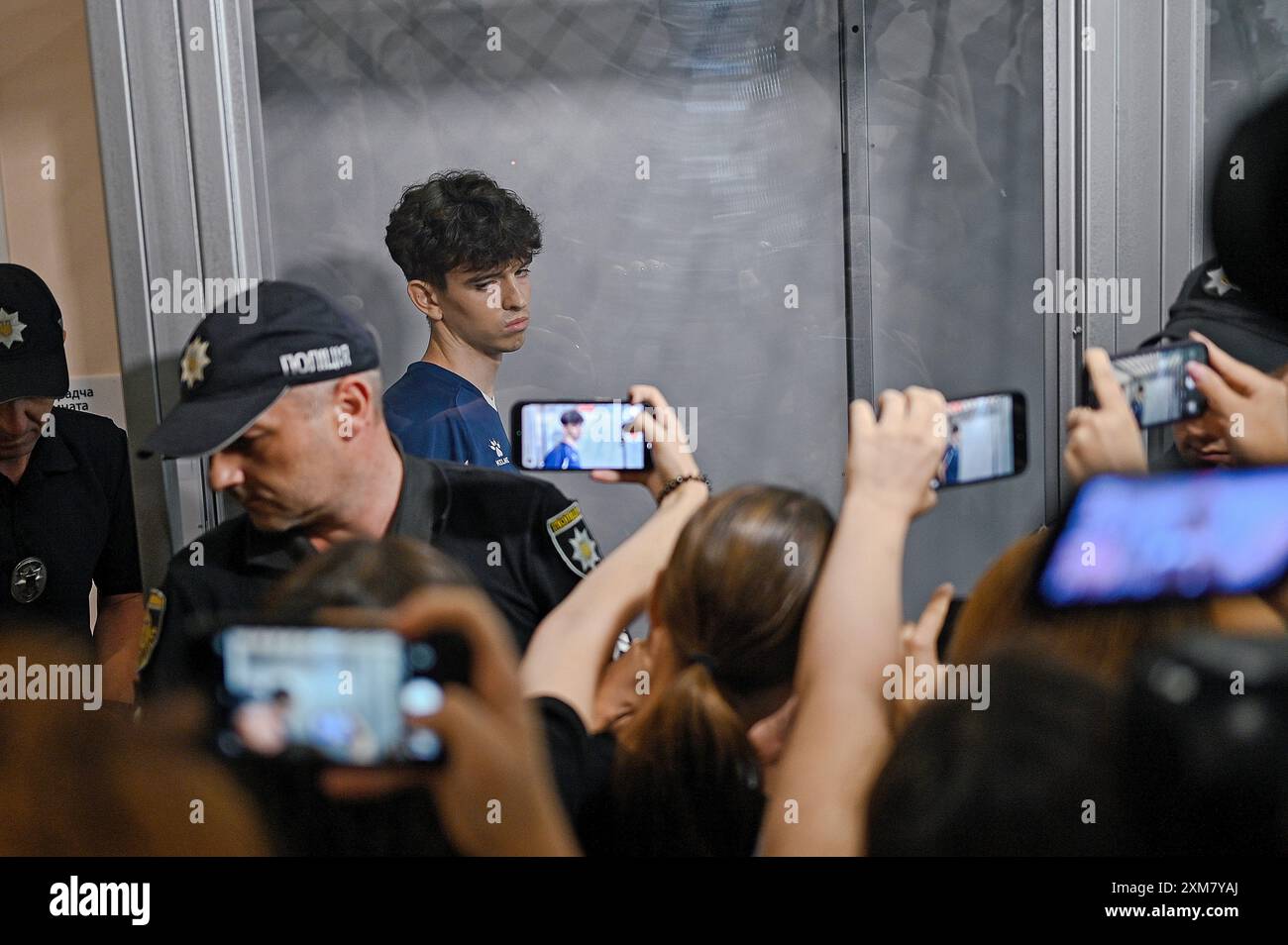 LVIV, UKRAINE - JULY 26, 2024 - Journalists capture Viacheslav ...
