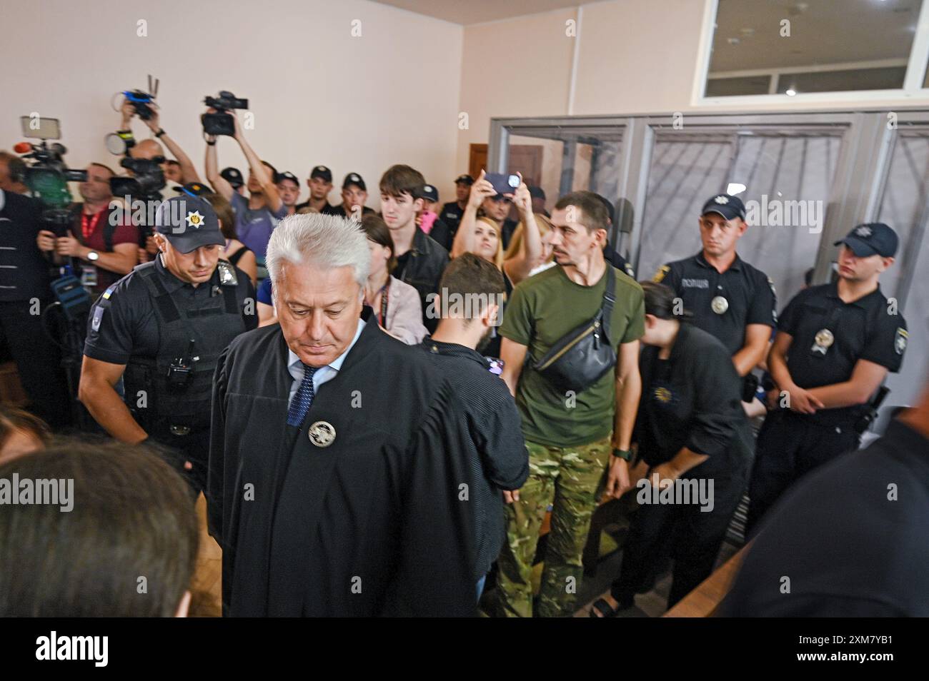 LVIV, UKRAINE - JULY 26, 2024 - Judge of the Halytskyi District Court ...