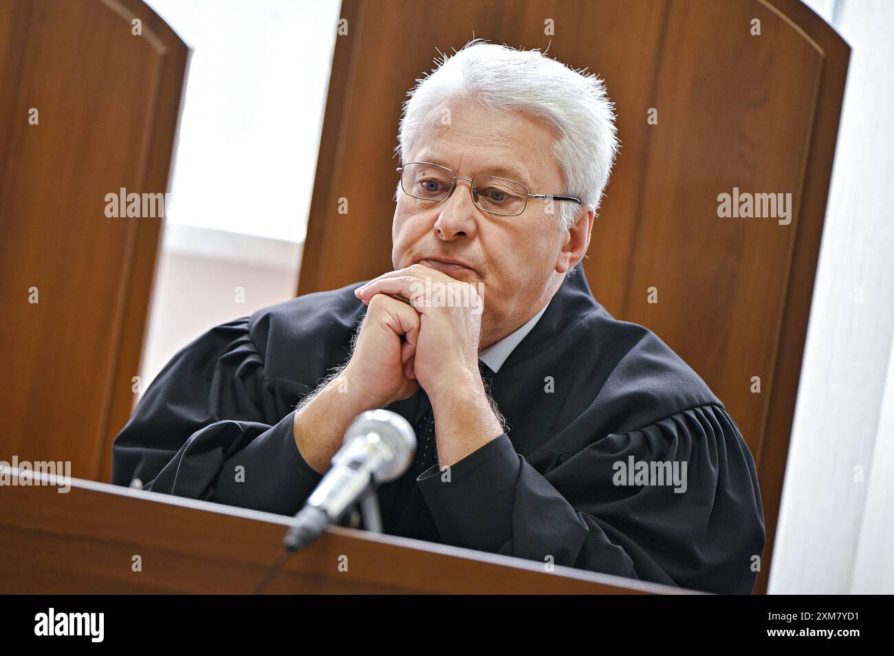 LVIV, UKRAINE - JULY 26, 2024 - Judge of the Halytskyi District Court ...