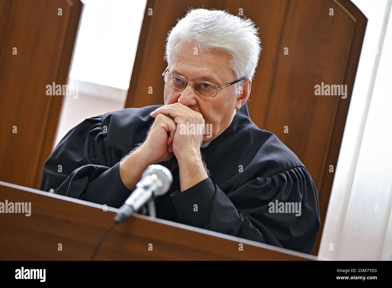 LVIV, UKRAINE - JULY 26, 2024 - Judge of the Halytskyi District Court ...