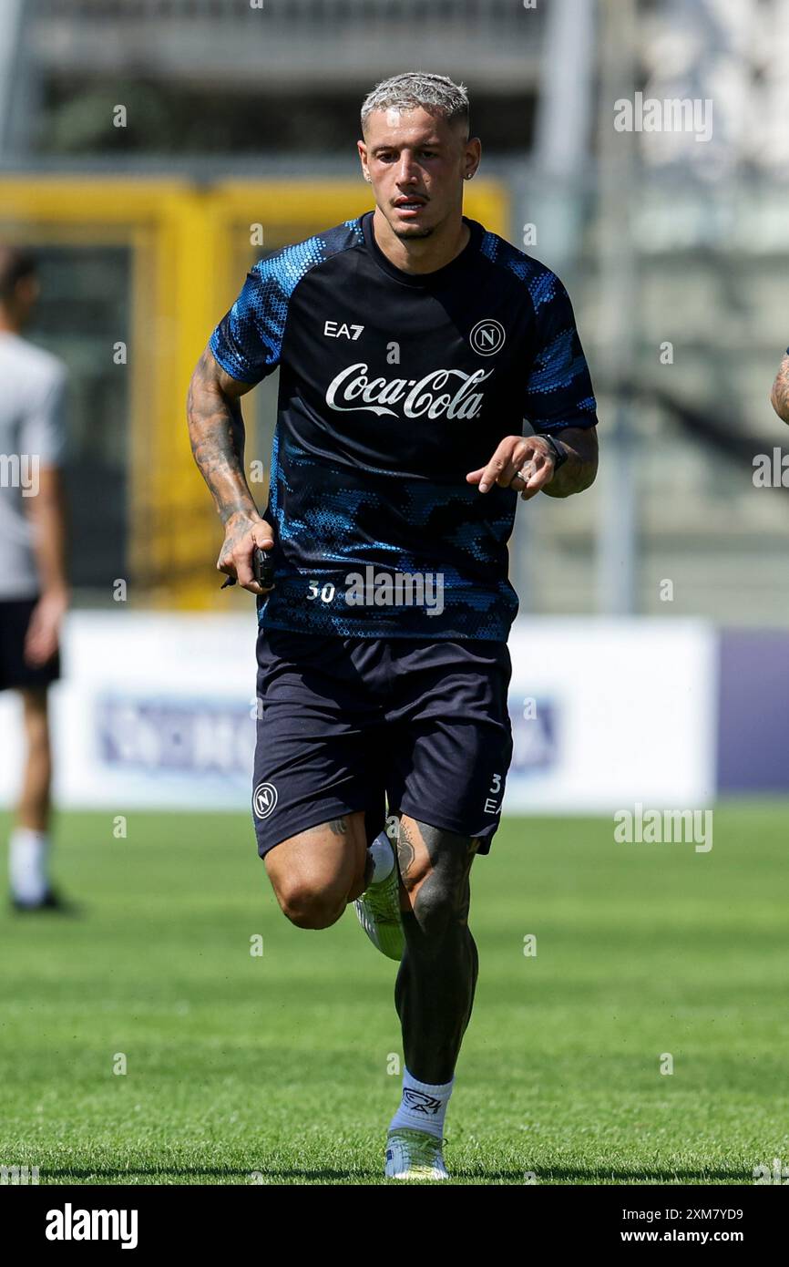 Napoli's Italian defender Pasquale Mazzocchi during SSC Napoli's 2024 ...