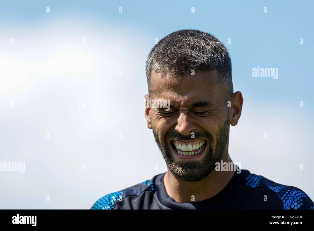 Napoli's Italian defender Leonardo Spinazzola during SSC Napoli's 2024 ...