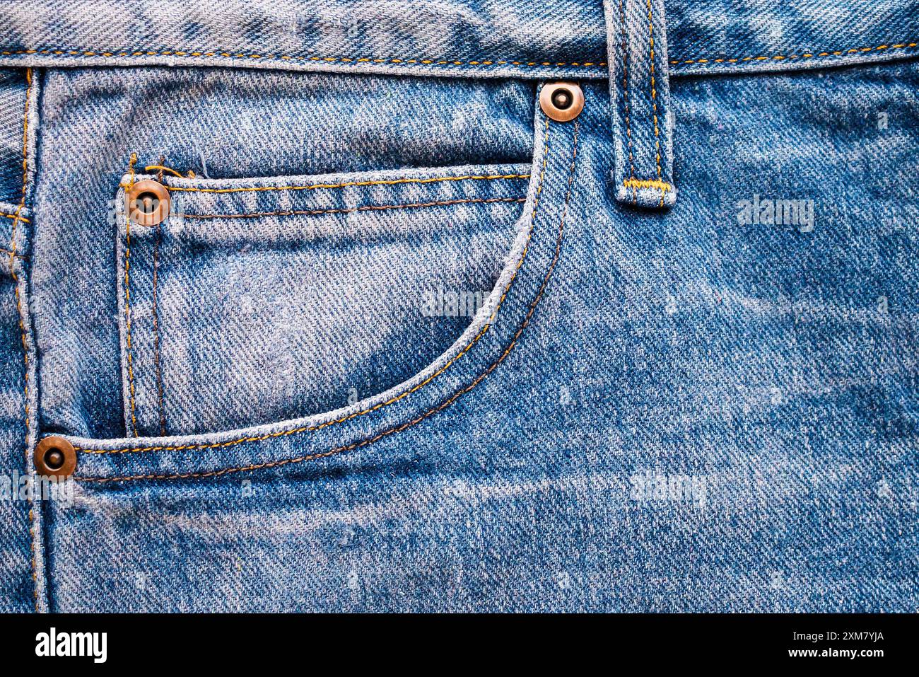 Denim Jeans pocket texture background Stock Photo - Alamy