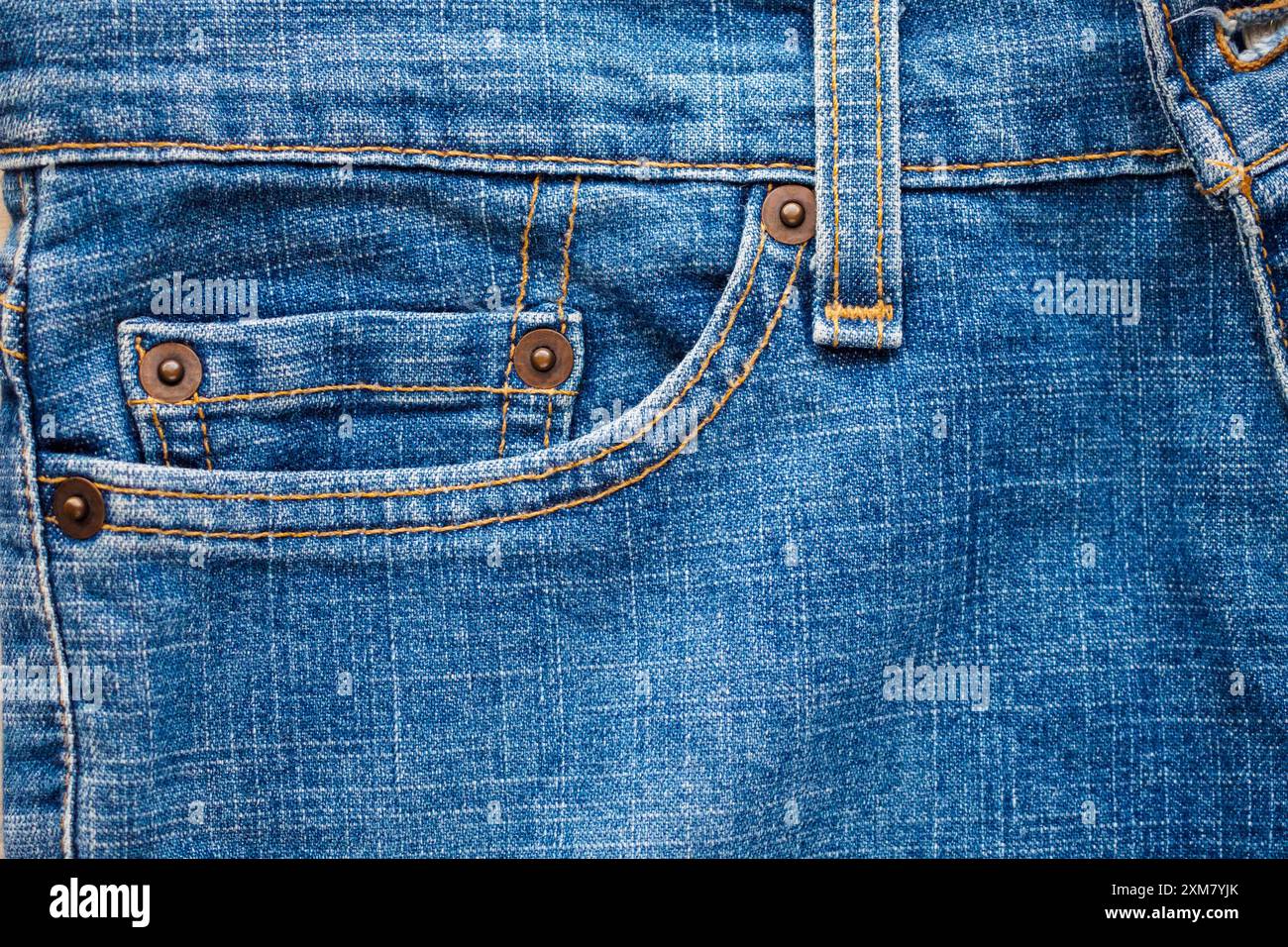 Denim Jeans pocket texture background Stock Photo - Alamy