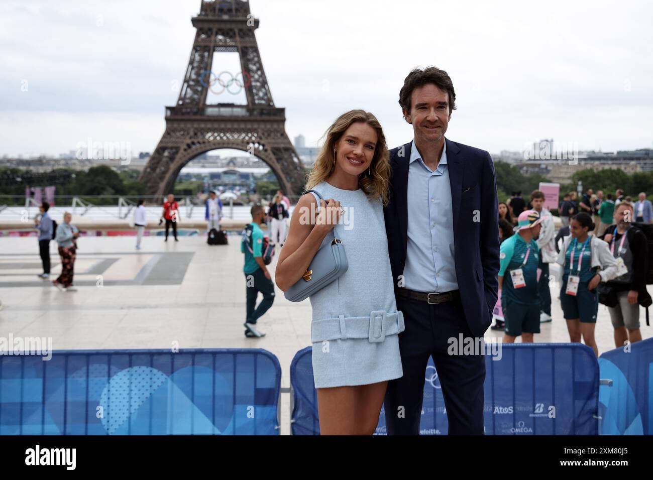 French businessman antoine arnault and his wife natalia vodianova ...