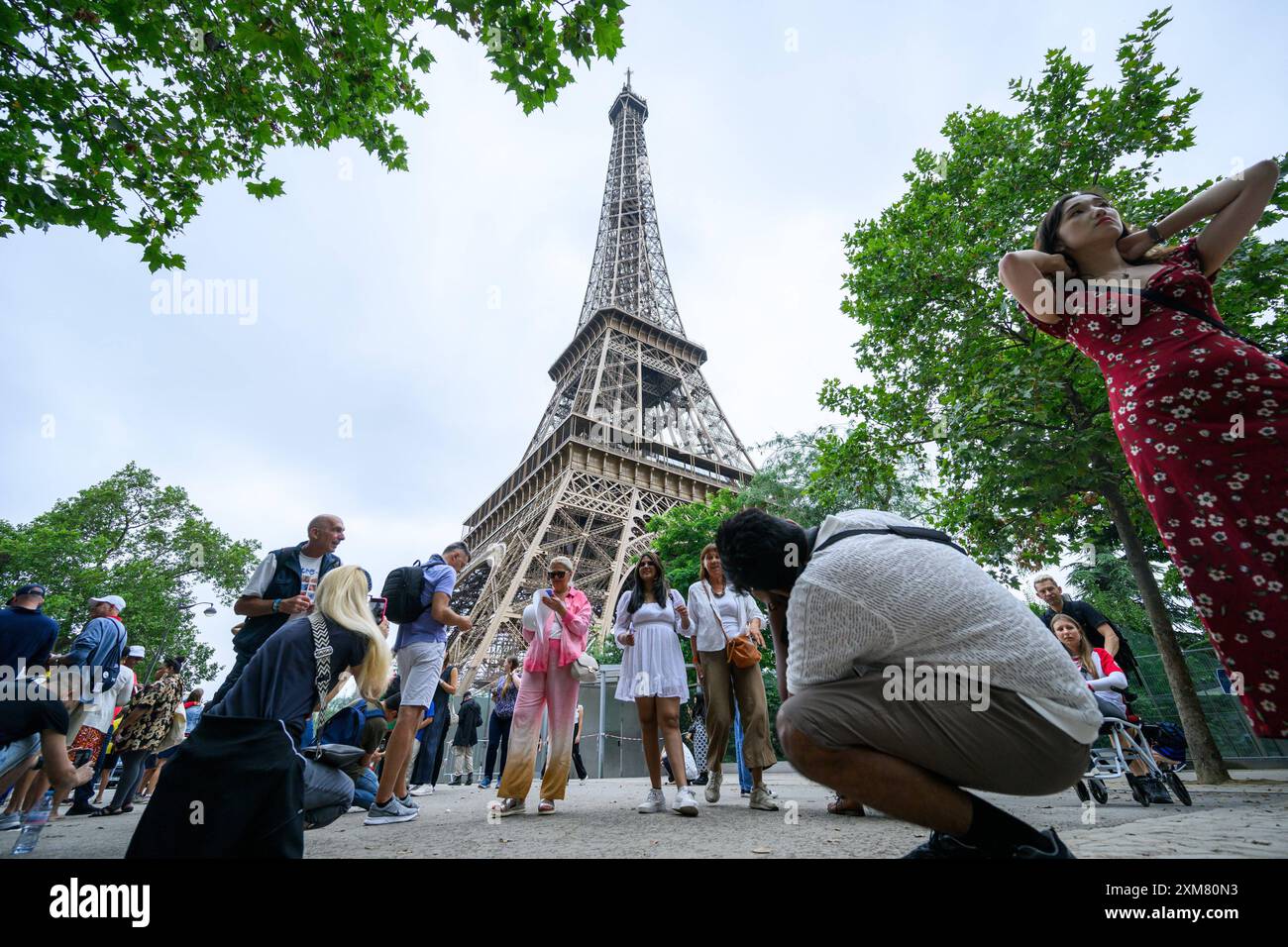 Paris, France, 260724. Everything is ready for today s opening of the ...