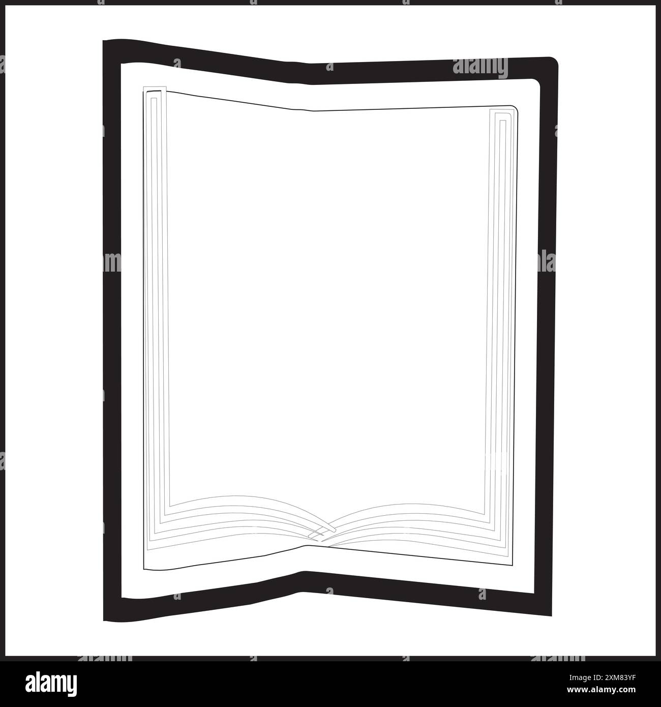 Black Book icon Simple book symbol pictogram illustration, Cartoon open ...
