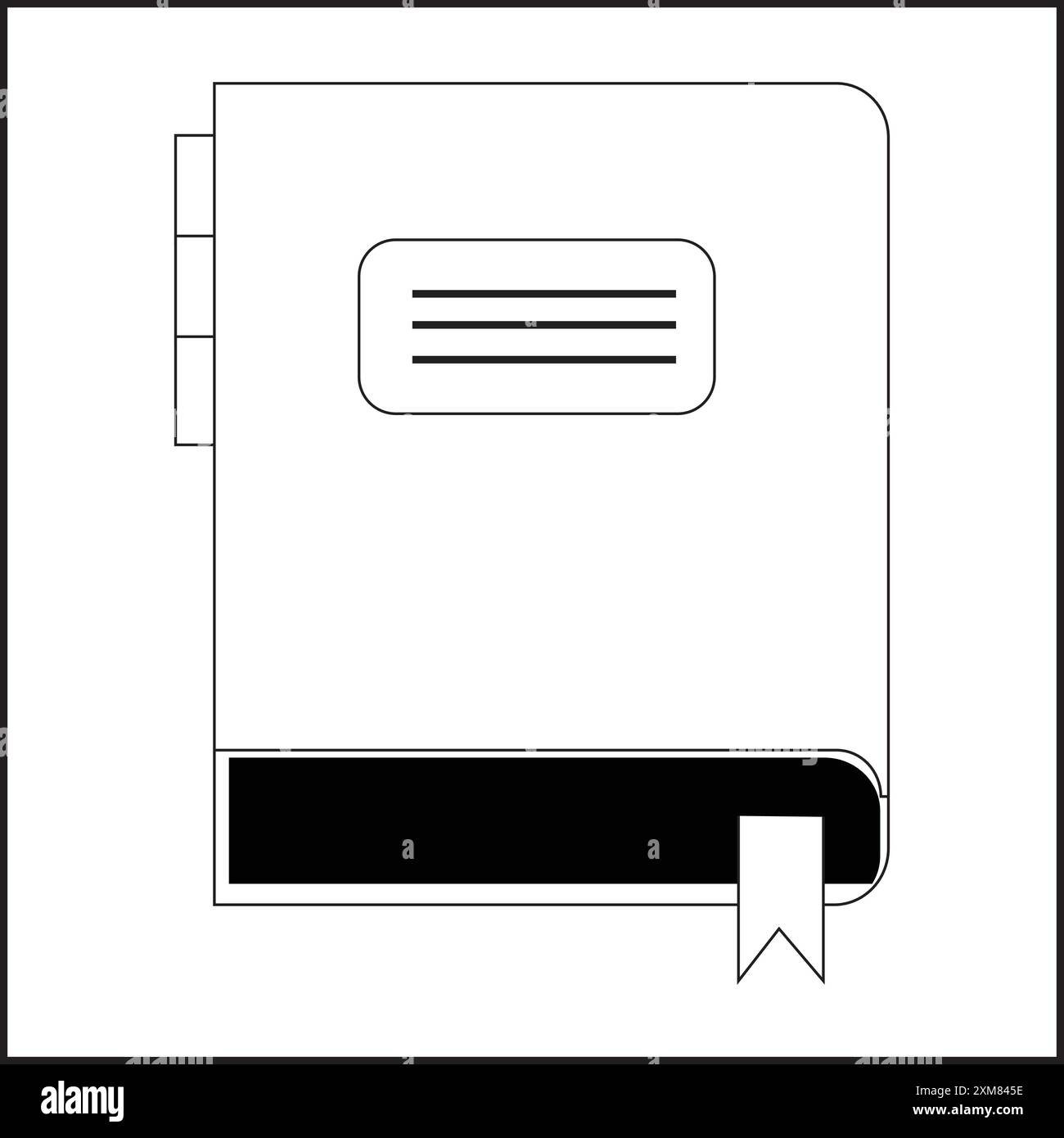 Black Book icon Simple book symbol pictogram illustration, Cartoon open ...