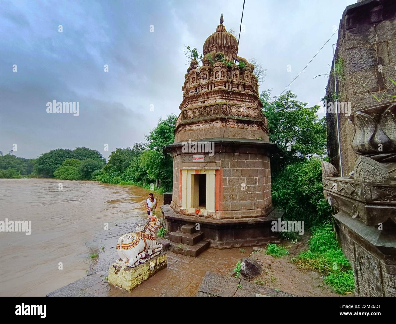 25-07-2024, Saswad, India, Sangameshwar Temple, Ancient Sangameshwar ...