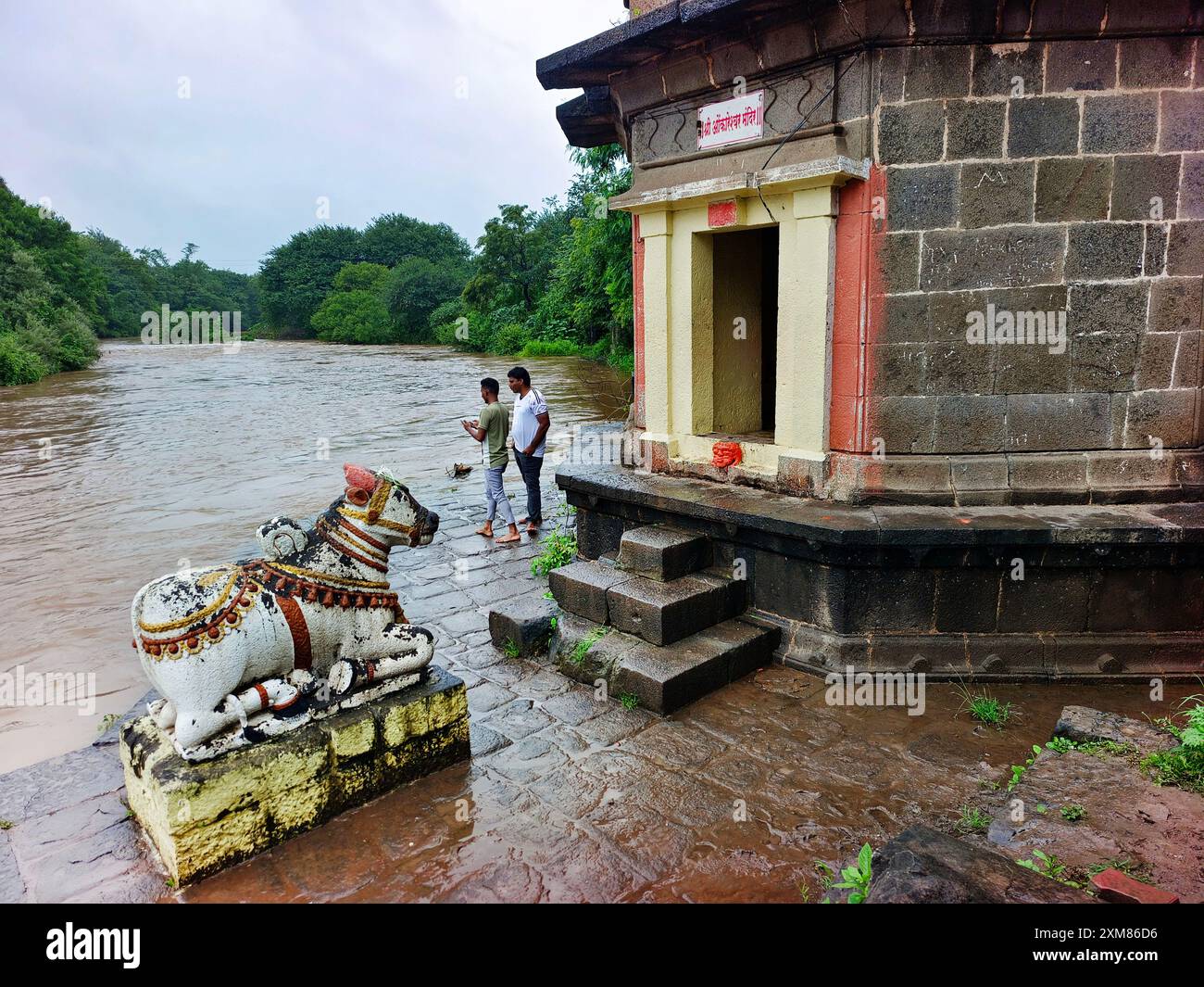 25-07-2024, Saswad, India, Sangameshwar Temple, Ancient Sangameshwar ...
