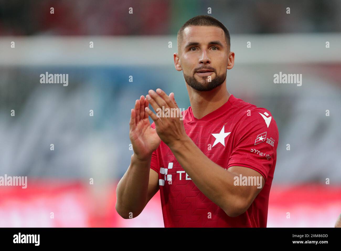 Lukasz Zwolinski of Wisla Krakow seen in action during the Eliminations ...