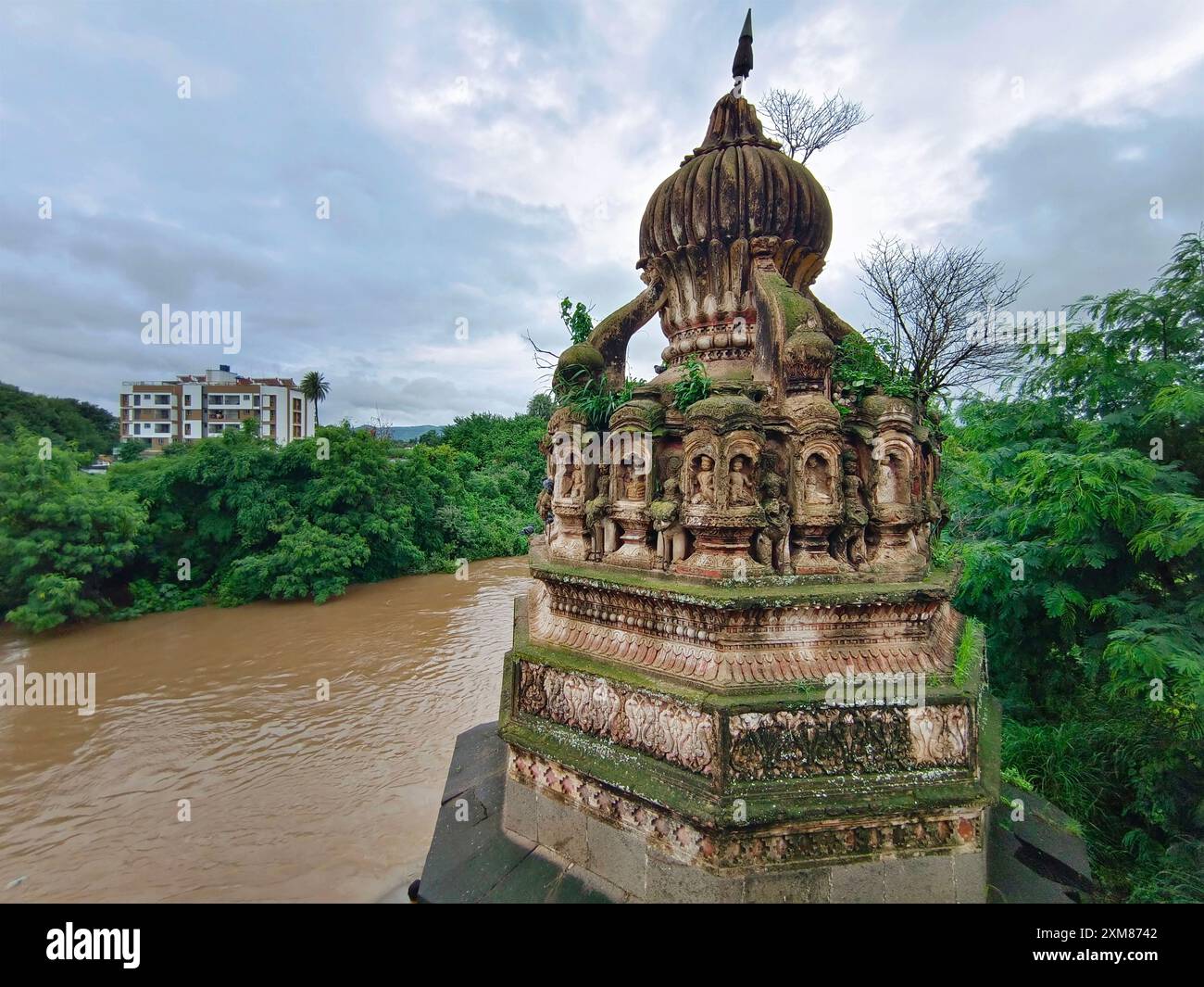 25 July 2024, Saswad, India, Ancient Sangameshwar Temple, Ancient ...