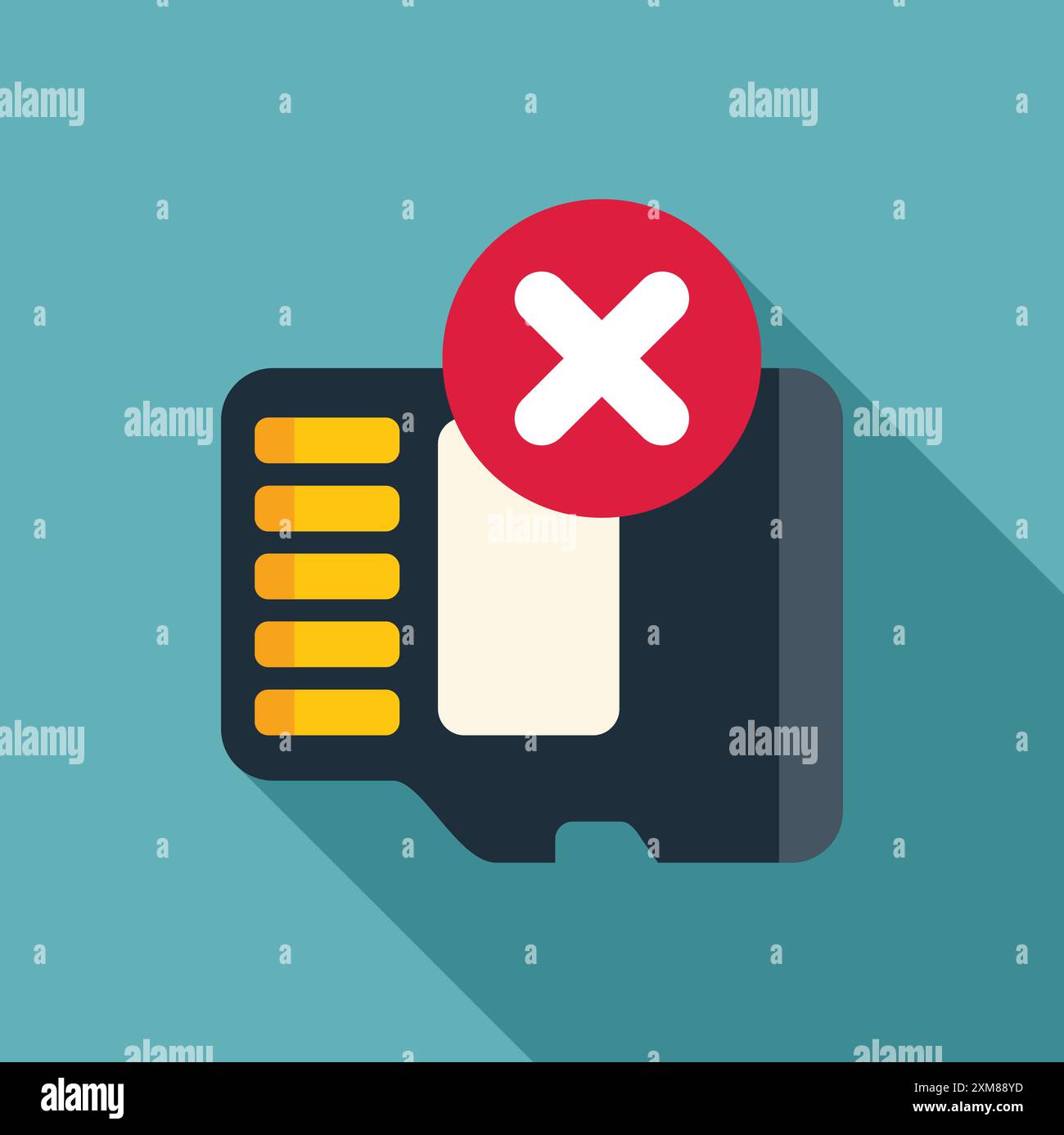Sd Card Is Not Working Properly Its Showing An Error With A Red Cross